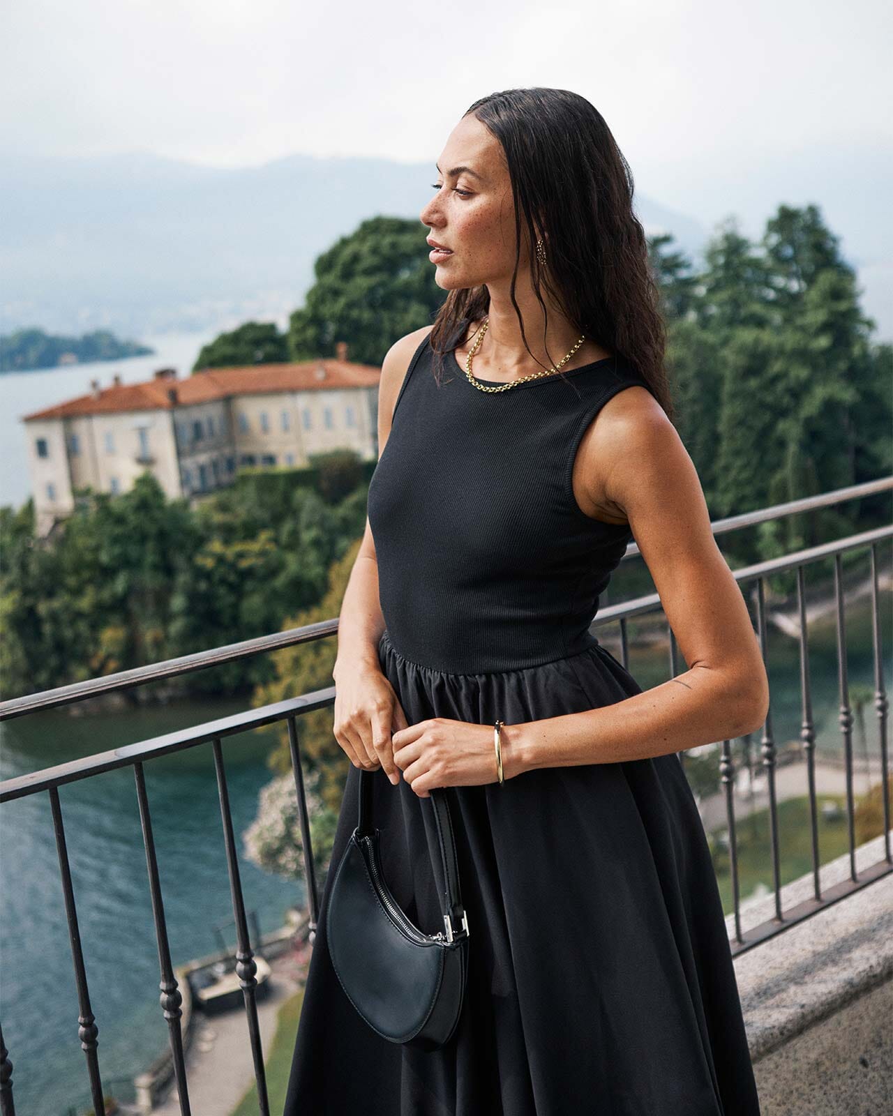 KAFFE Midikjole Kirsten - Black Deep