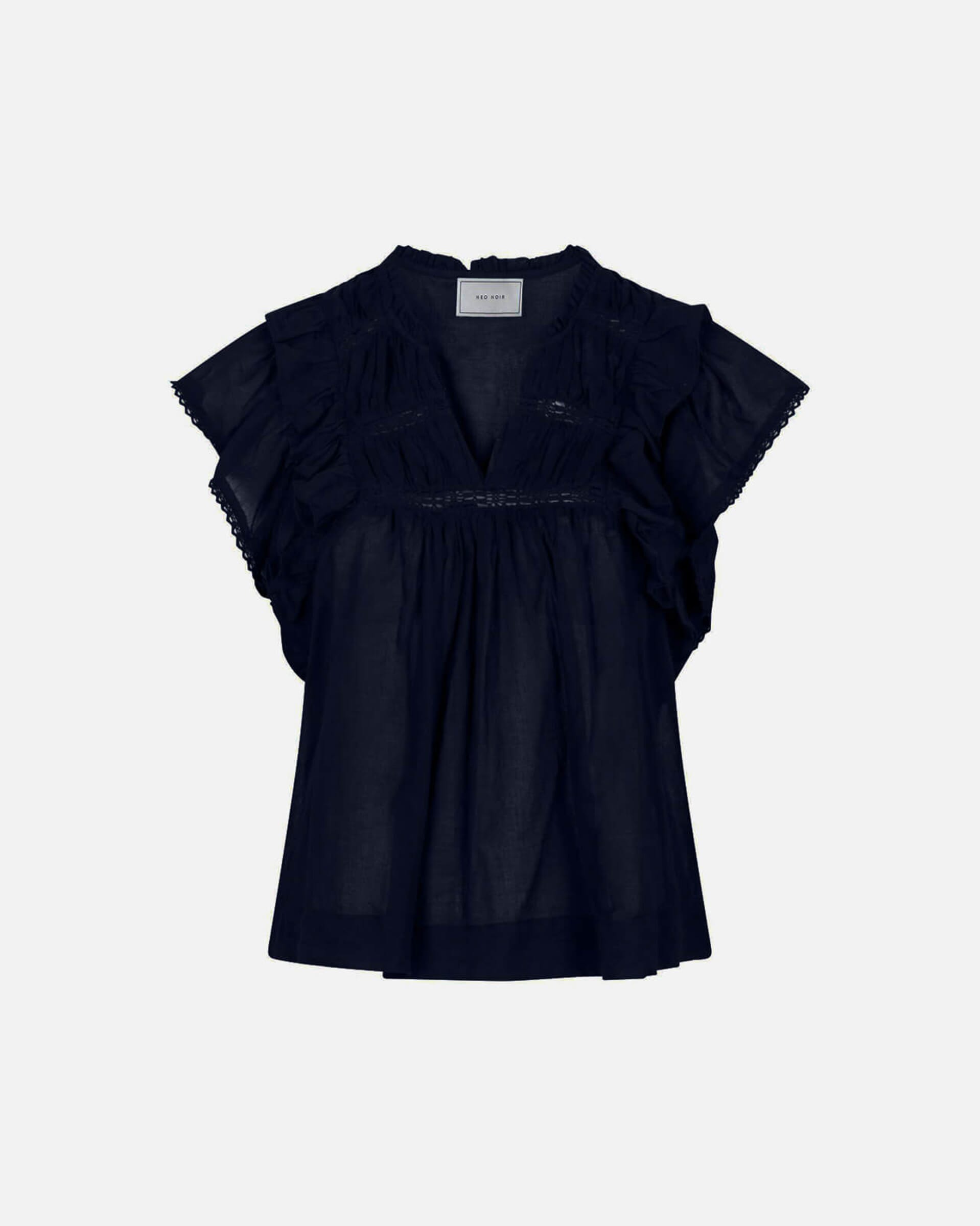 Neo Noir Topp Jayla S Voile - Navy | Topper | FLOYD.no