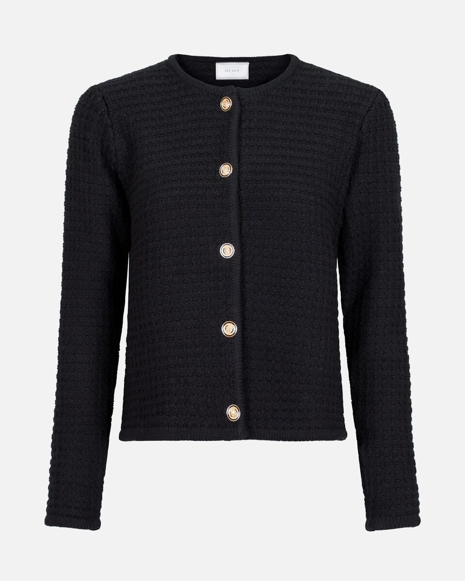 NEO NOIR Cardigan Limone Knit - Black | Cardigans til dame | FLOYD.no