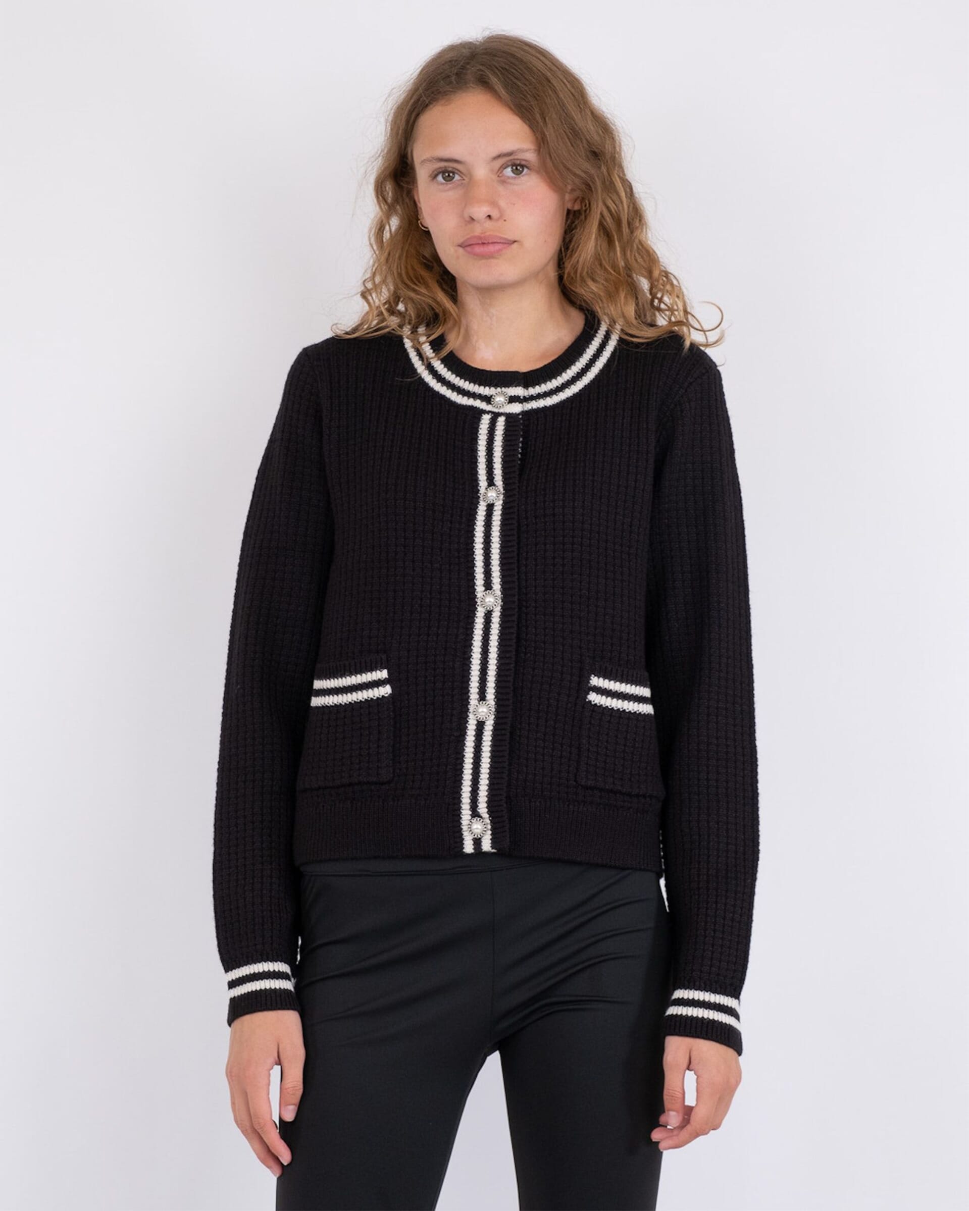 NEO NOIR Cardigan Tilda - Black | Strikkede cardigans til dame | FLOYD.no