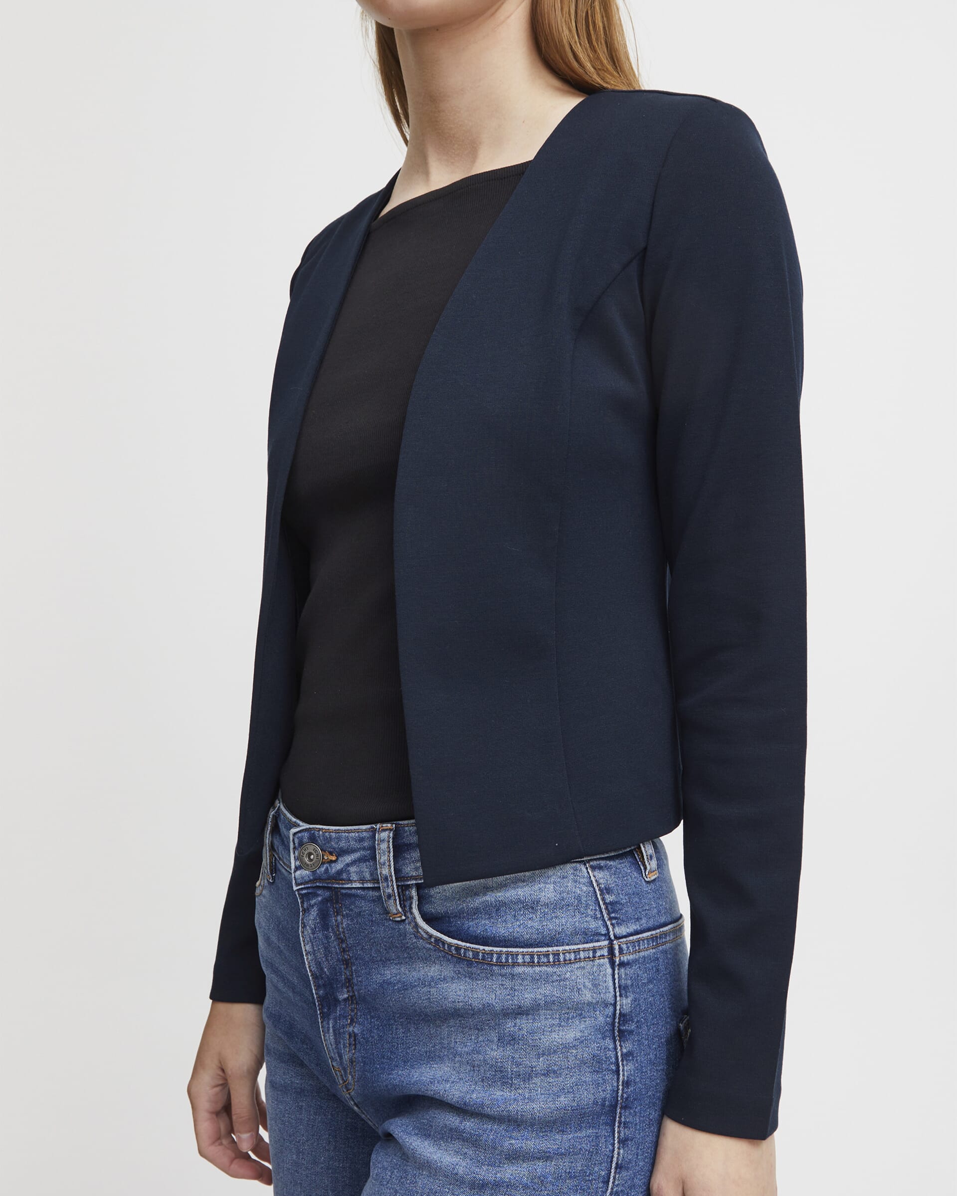 ICHI Blazer Kate Short BL - Total Eclipse