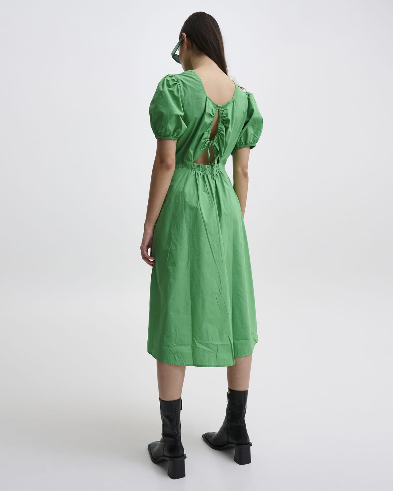 ICHI Midikjole Falima DR - Greenbriar | Kjoler til hverdag og fest ...