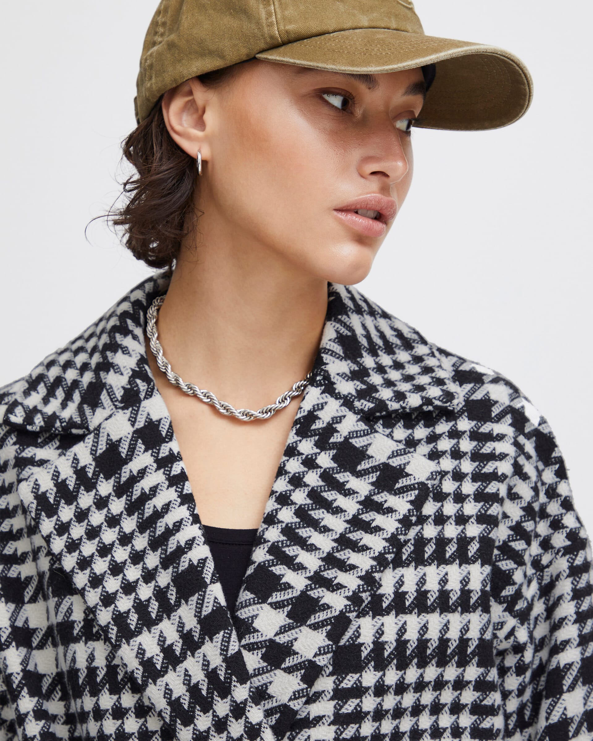 ICHI Kåpe Jannet Check JA2 - Meteorite Check | Kåper til dame | FLOYD.no