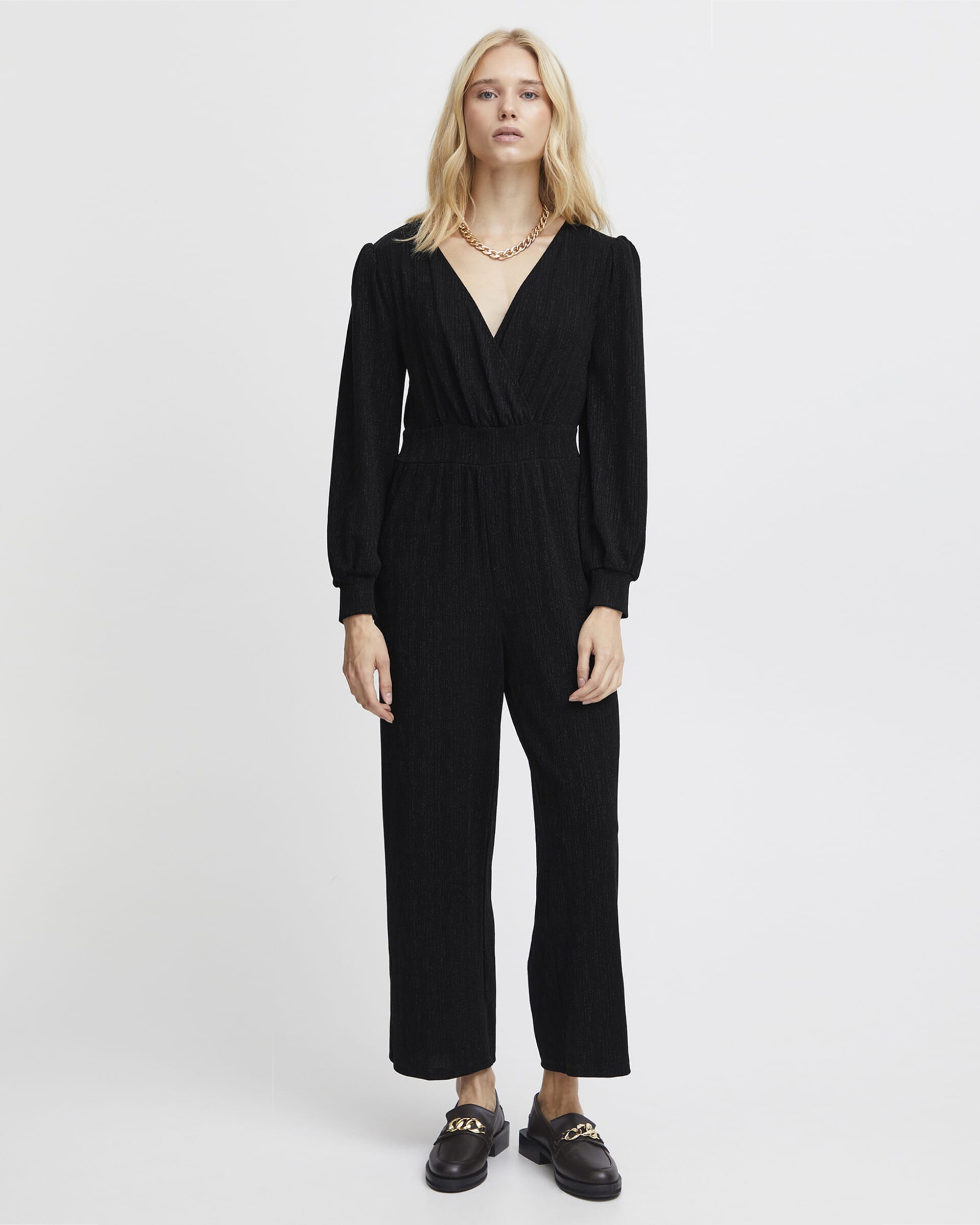 ICHI Jumpsuit Nelly JS2 - Black | Jumpsuits til fest | FLOYD.NO