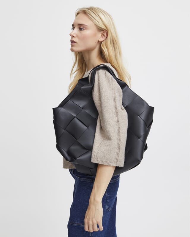 ICHI Veske Miu Big Bag - Black | Svarte vesker, bagger og shoppere | FLOYD.no