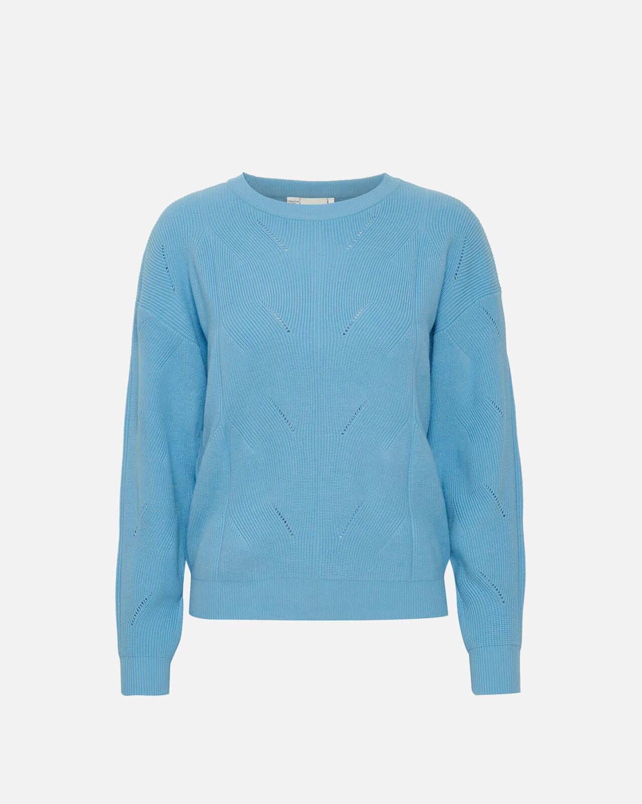 ICHI Genser Boston LS5 - Azure Blue | Myke gensere | FLOYD.no