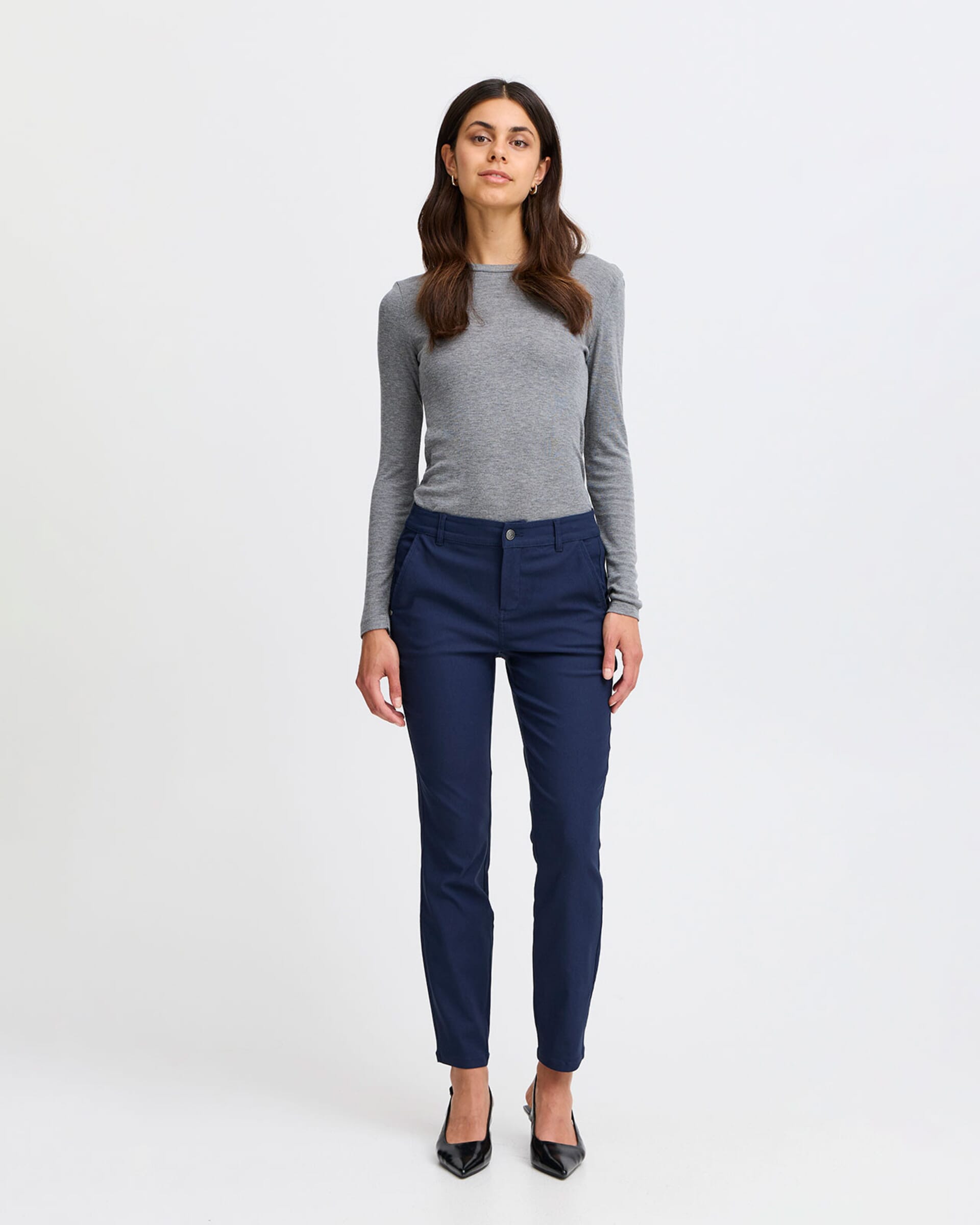 Fransa Bukse Ena Tessa PA 1 - Navy Blazer