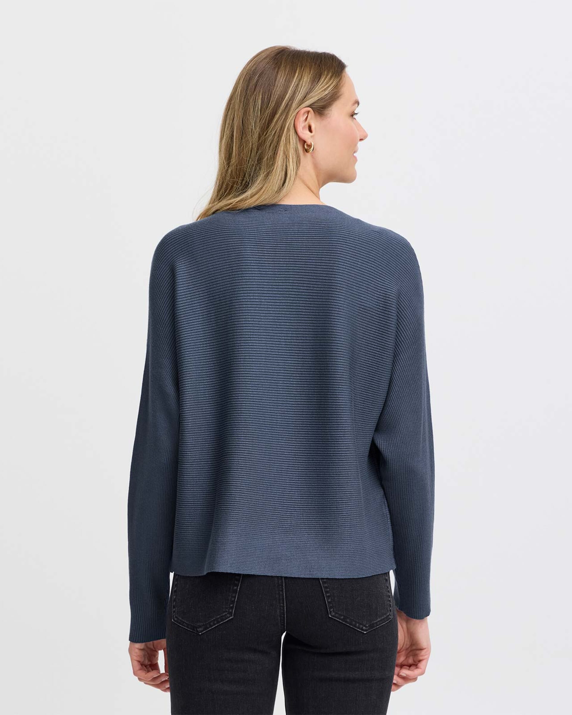 Fransa Genser Lala PU1 - Vintage Indigo | Overdeler | FLOYD.no