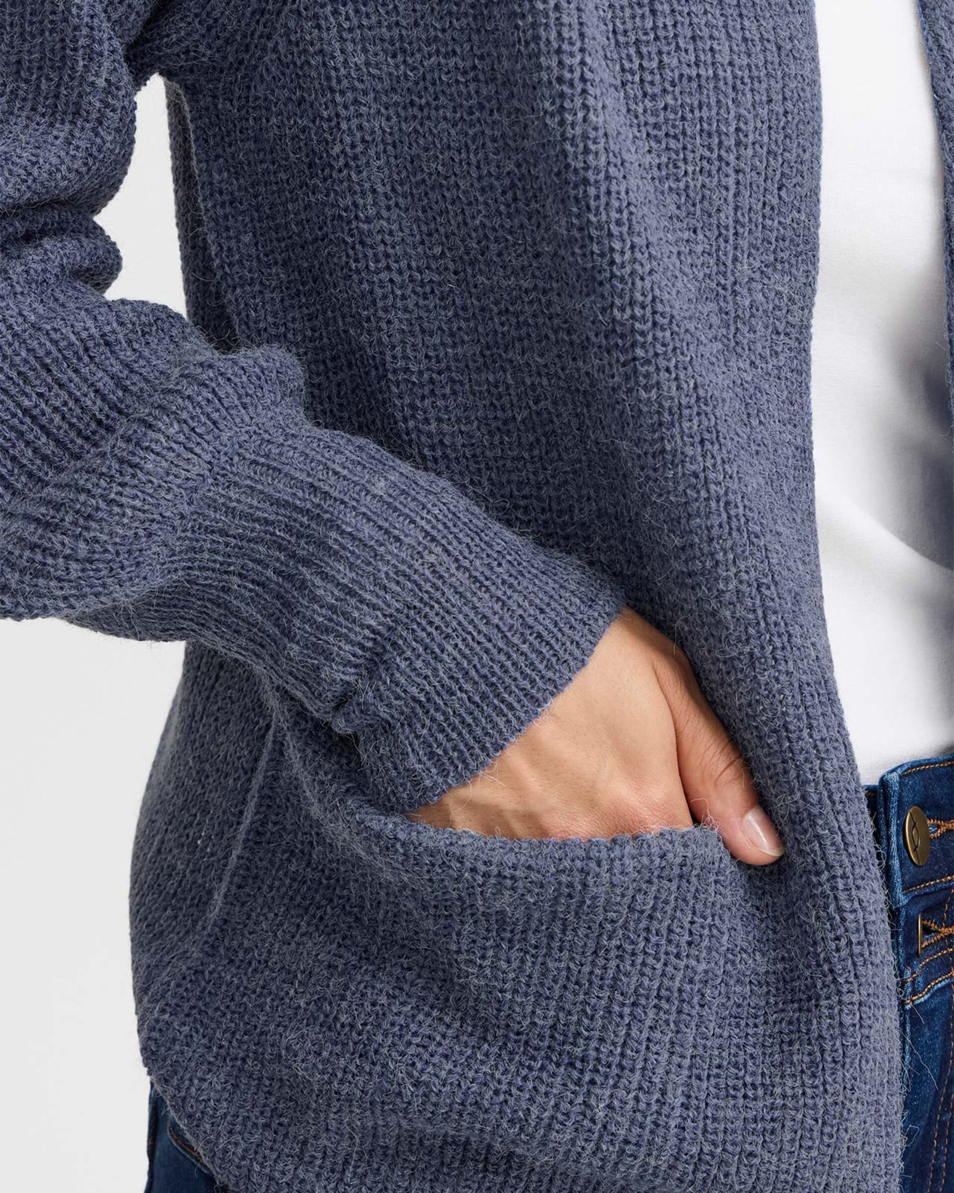 Fransa Cardigan Eretta Car 4 - Vintage Indigo Melange