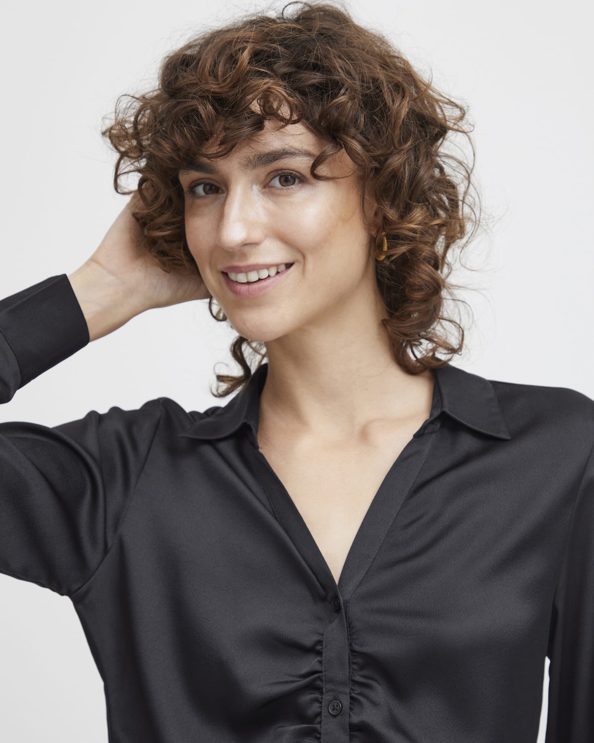 b.young Skjorte Inara Shirt - Black | Bluser og overdeler til dame ...