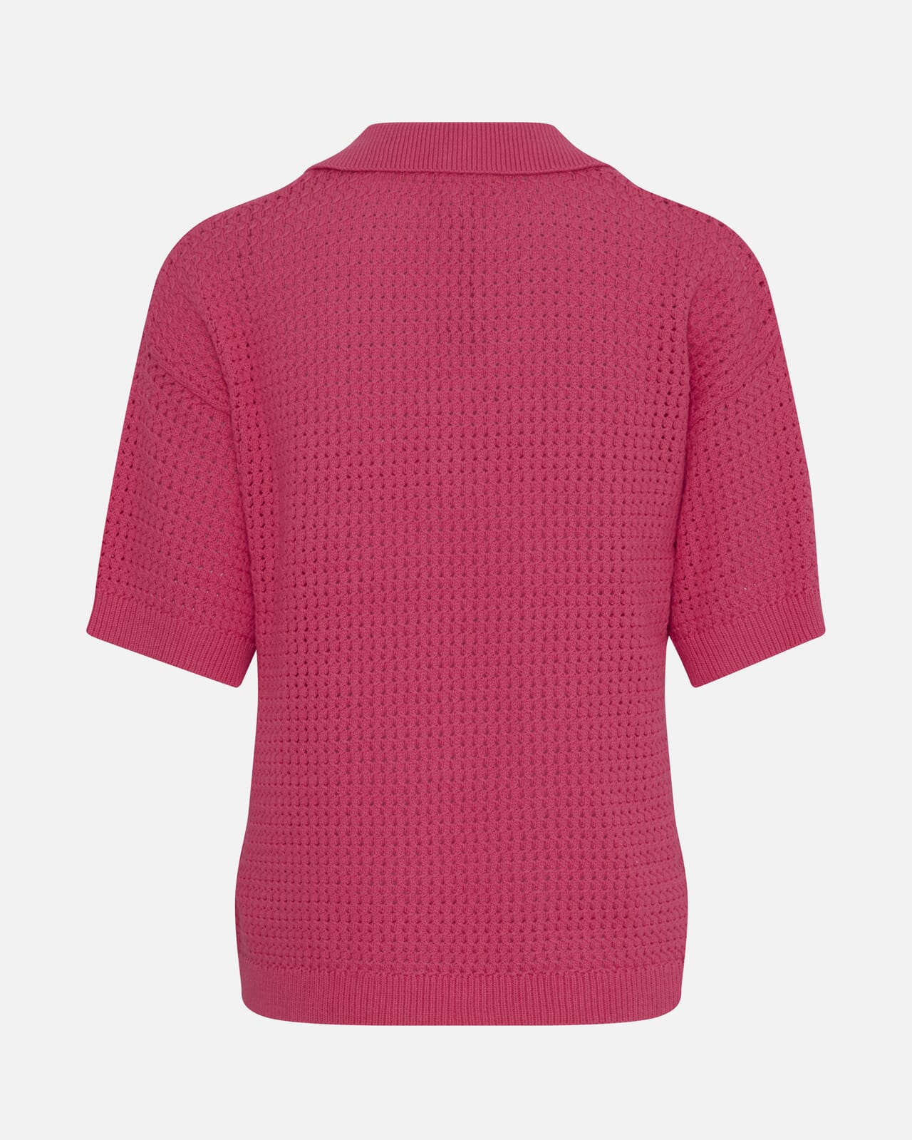 b.young Topp Magio Heklet Polo - Raspberry Sorbet| Heklede topper og ...