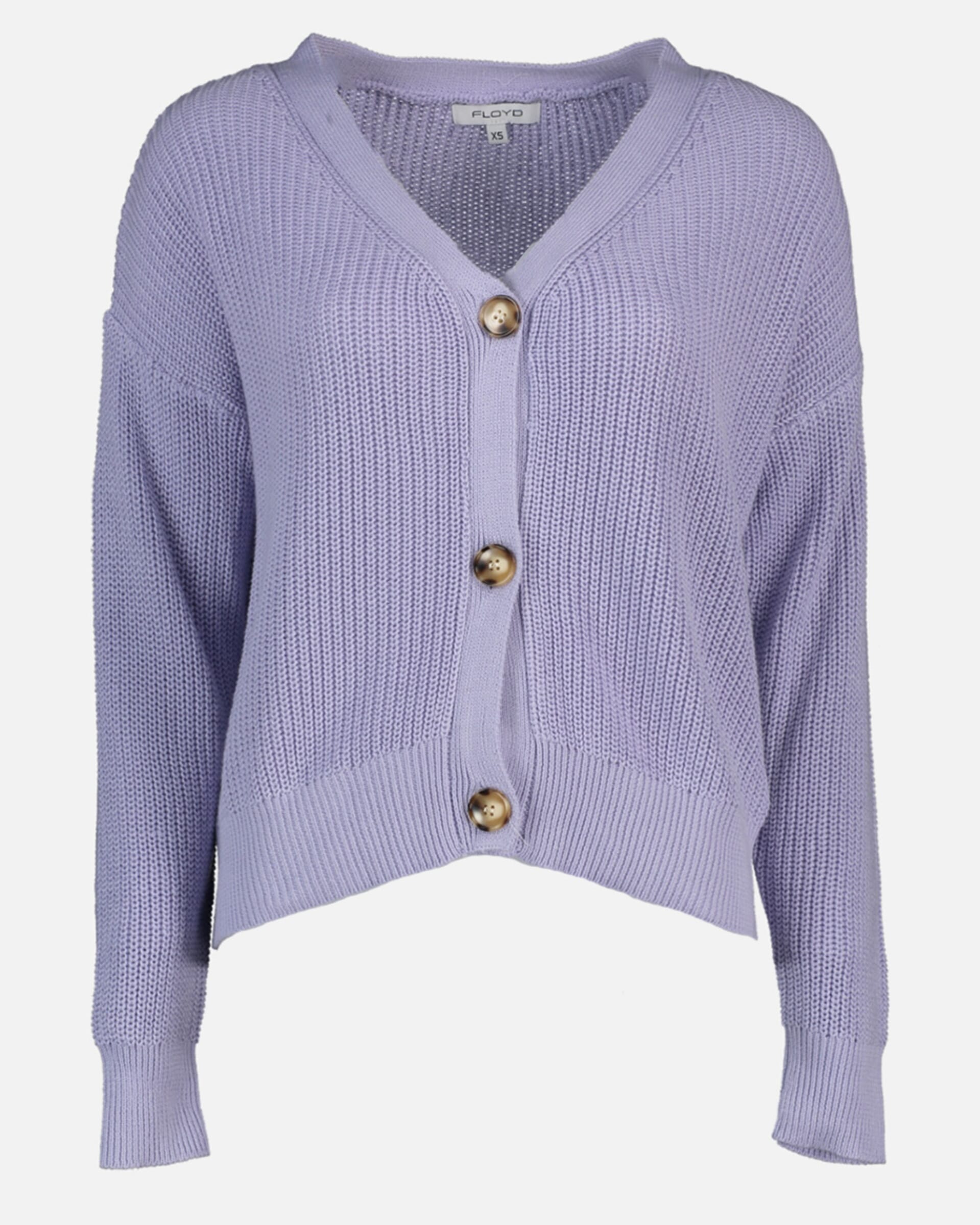 FLOYD Cardigan Asianda - Lavendel | Strikk bomull | FLOYD.no