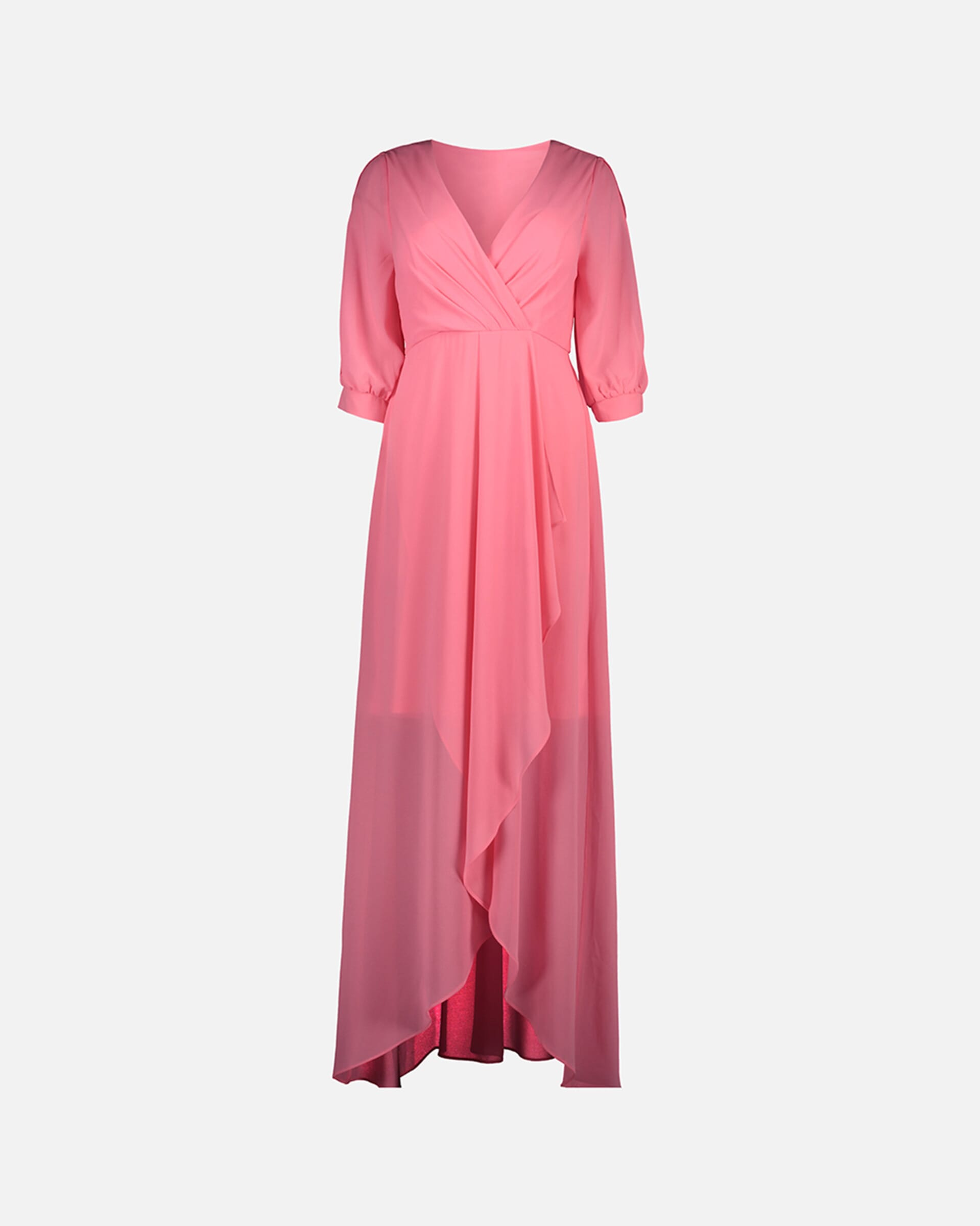 FLOYD Maxikjole Emilia Long - Peachy Pink | Lange kjoler til bryllup og ...