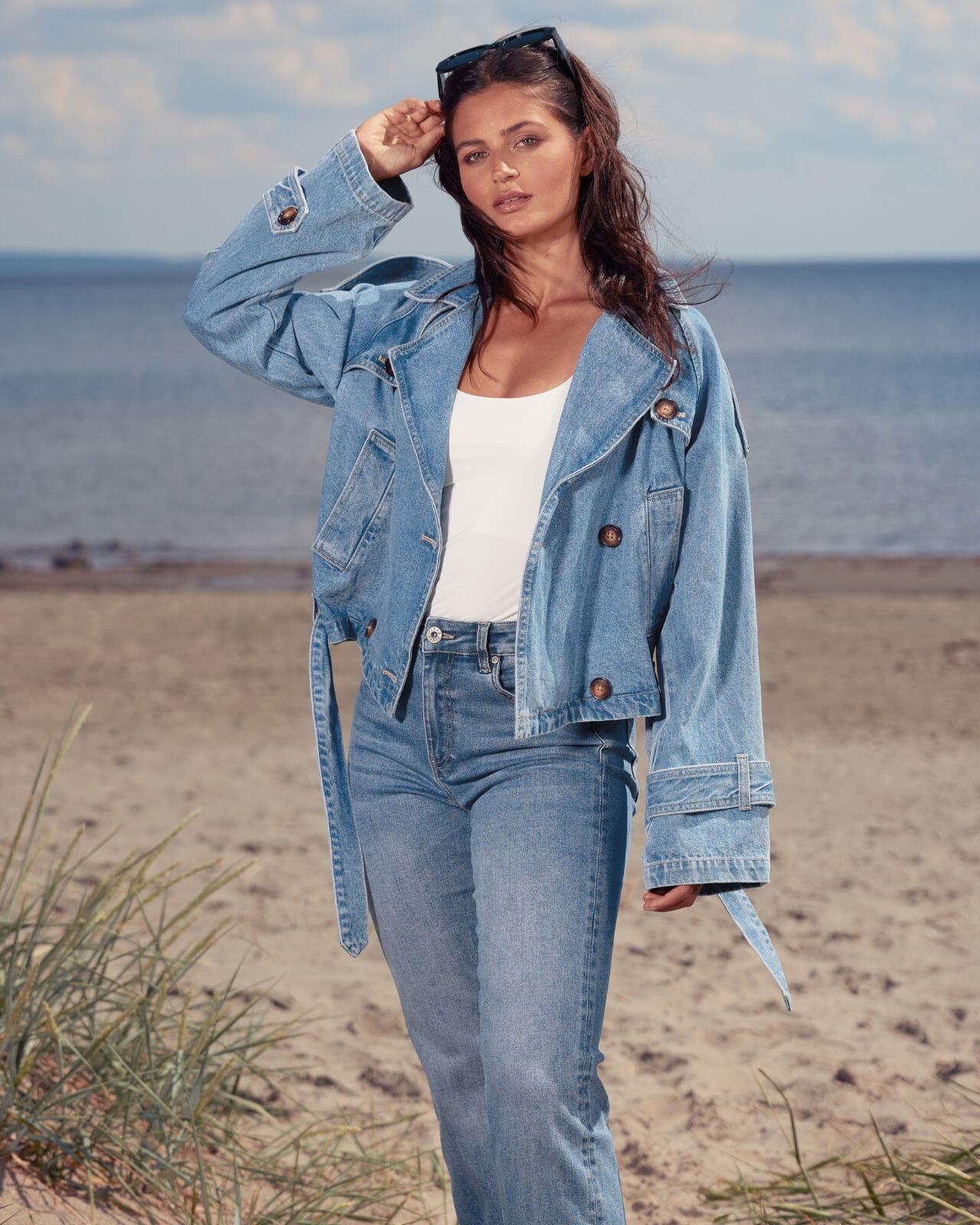 FLOYD Denimjakke Andrea 3836 - Medium J. Blue