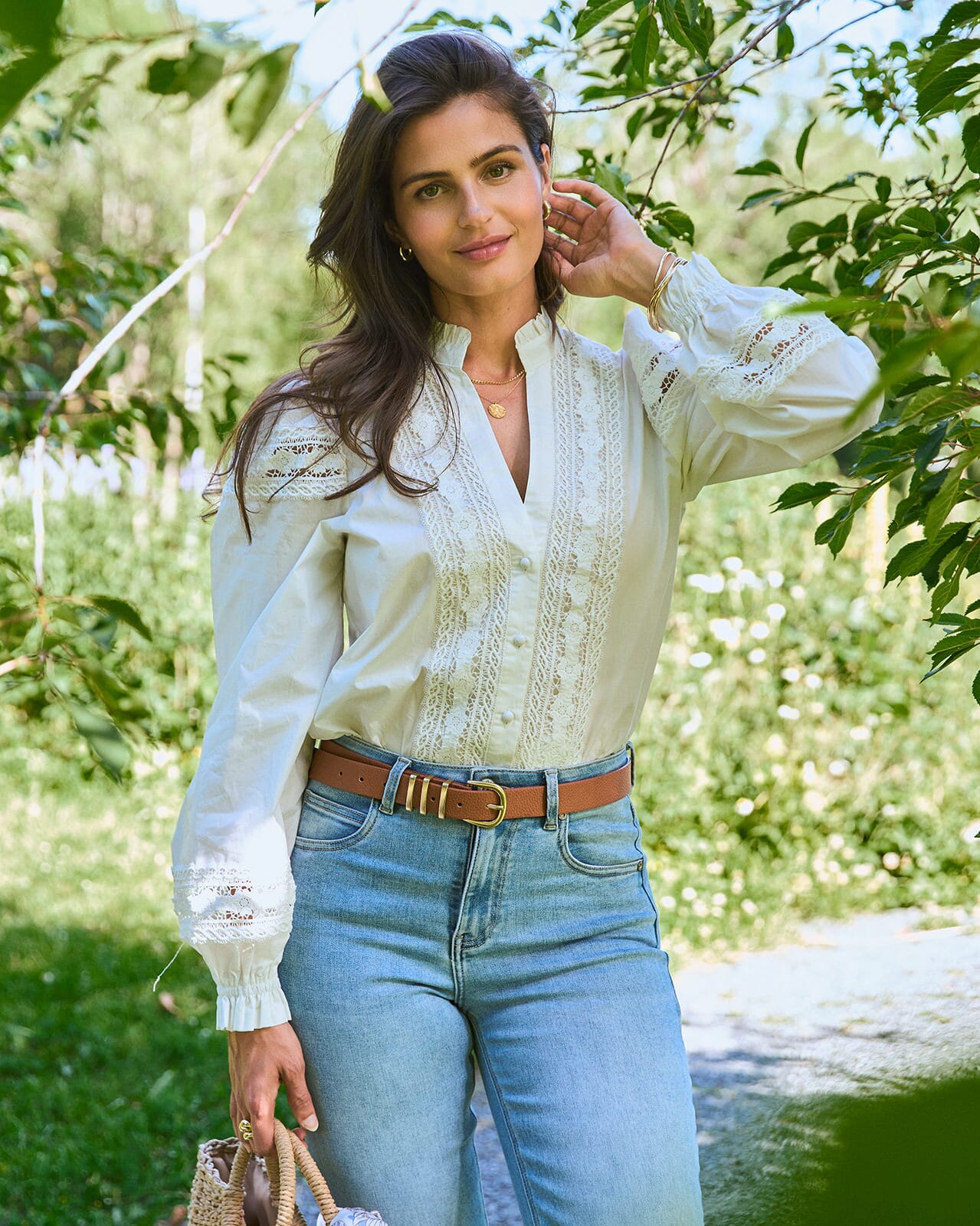 FLOYD Bluse Emila - White
