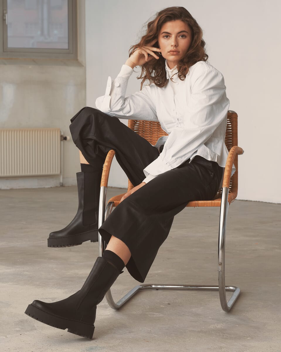 BIANCO Boots Deb Long - Black