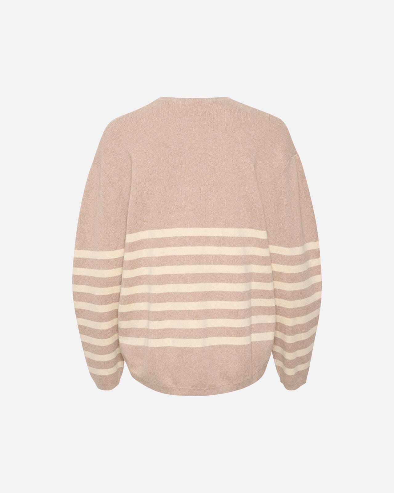 InWear Genser Kaylla Pullover - Sandy Grey Melange/ Haze | Gensere til ...