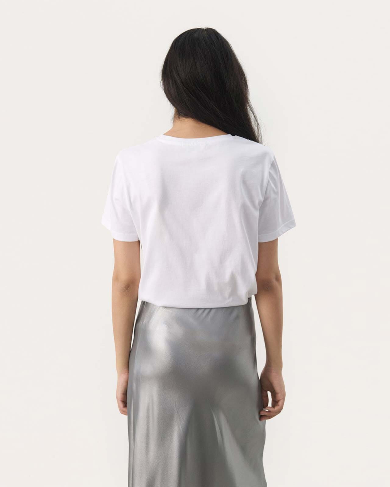 Part Two T-skjorte Maggi TS - White/ Delicate Embroidery