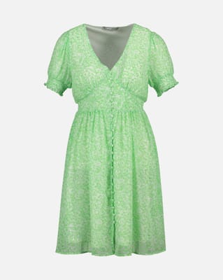 ONLY Kjole Amanda S/S - Summer Green/ Tanya flower | Korte kjoler til hverdag og fest | FLOYD.no