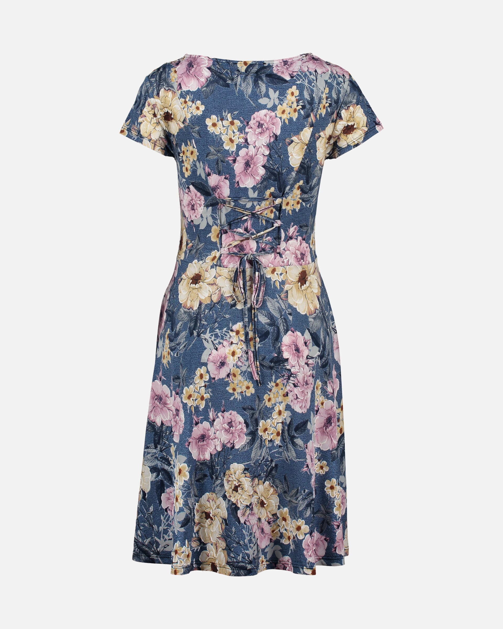 FLOYD Kjole Laetitia Rose - Jeansblue/ Pink | Hverdagskjoler | FLOYD.no