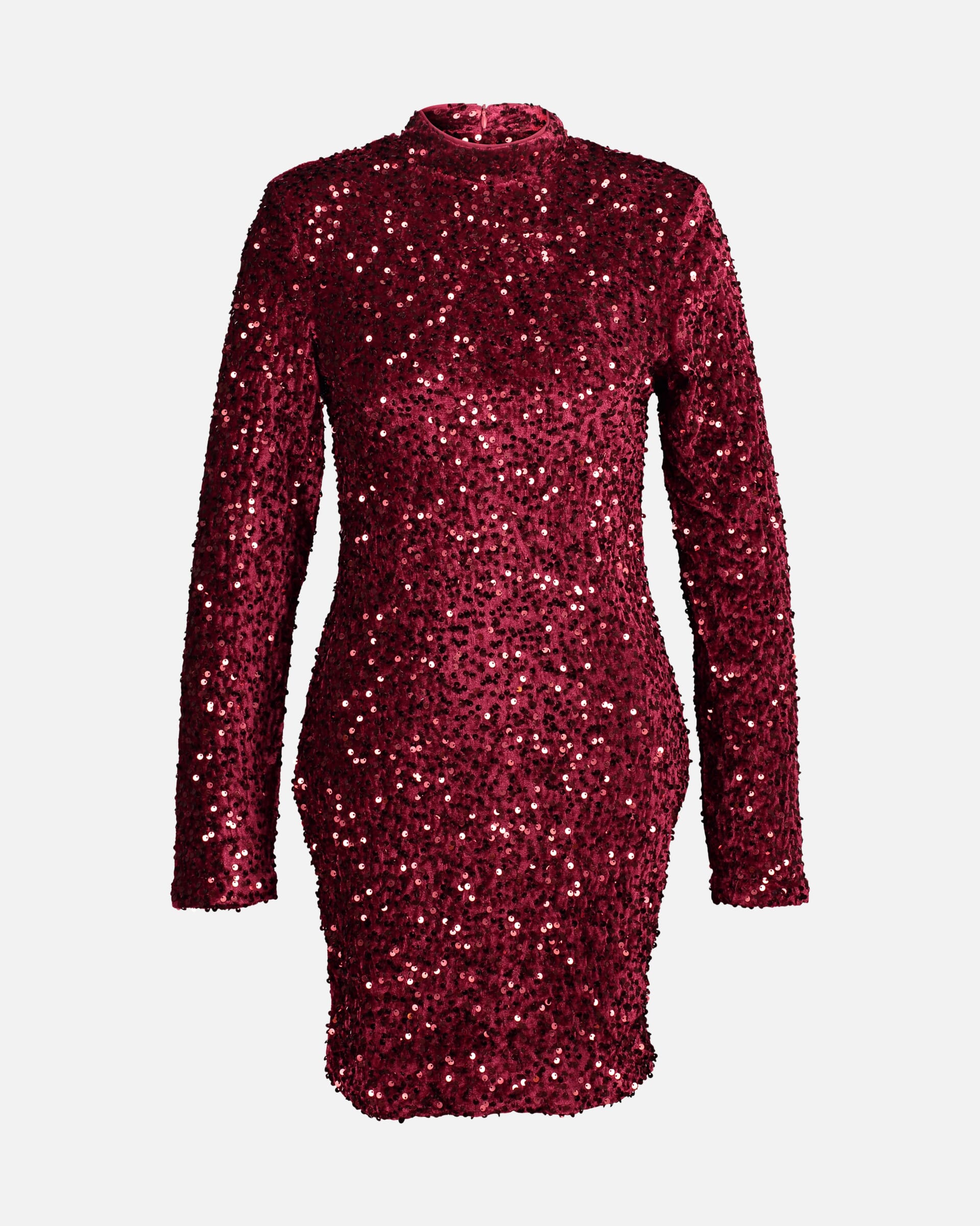 FLOYD Paljettkjole Addison - Bordeaux | Festkjoler med paljetter | FLOYD.no