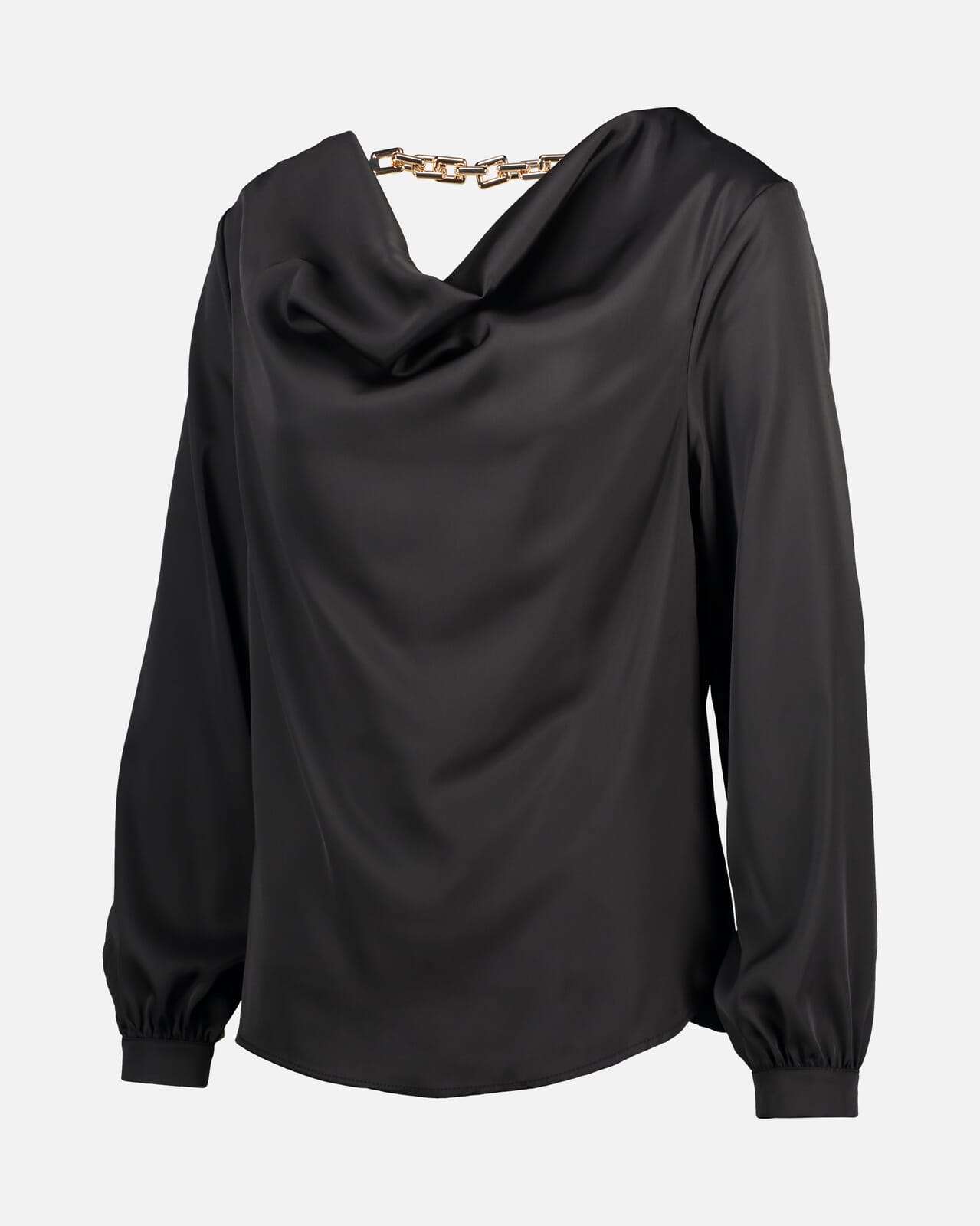 FLOYD Bluse Marissa Satin - Black | Festtopper, bluser og overdeler i ...