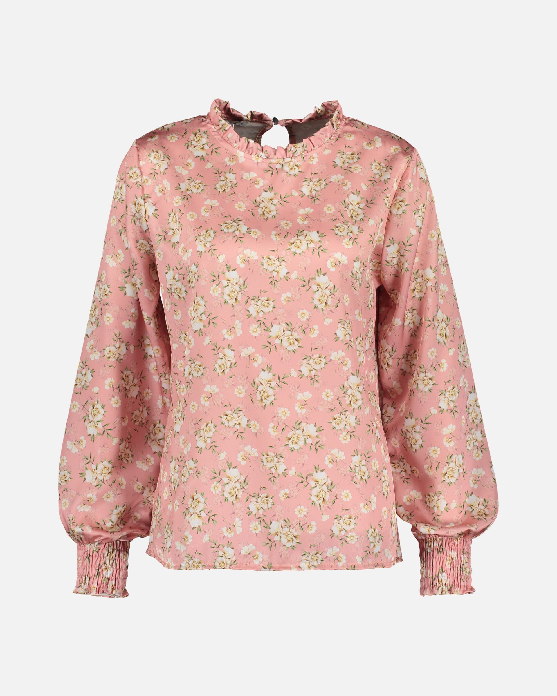 FLOYD Bluse Julia Satin Flowy - Blush Pink