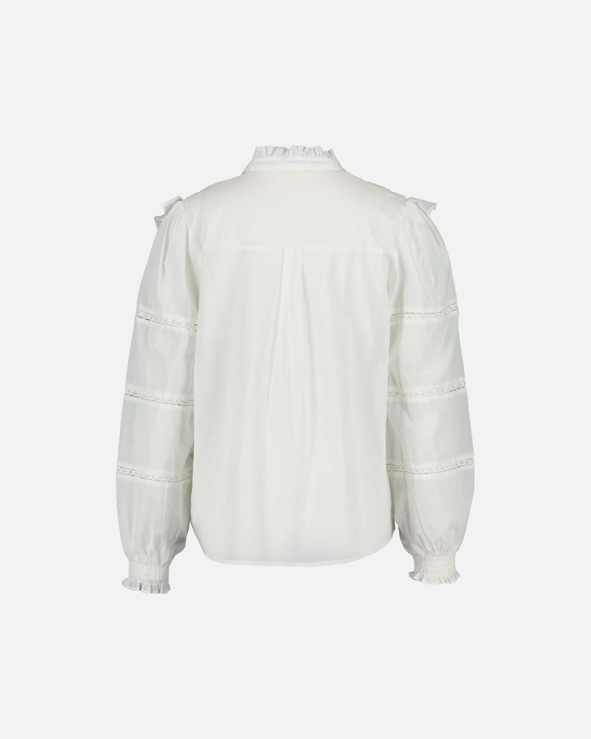 FLOYD Bluse Demi Uni - Offwhite
