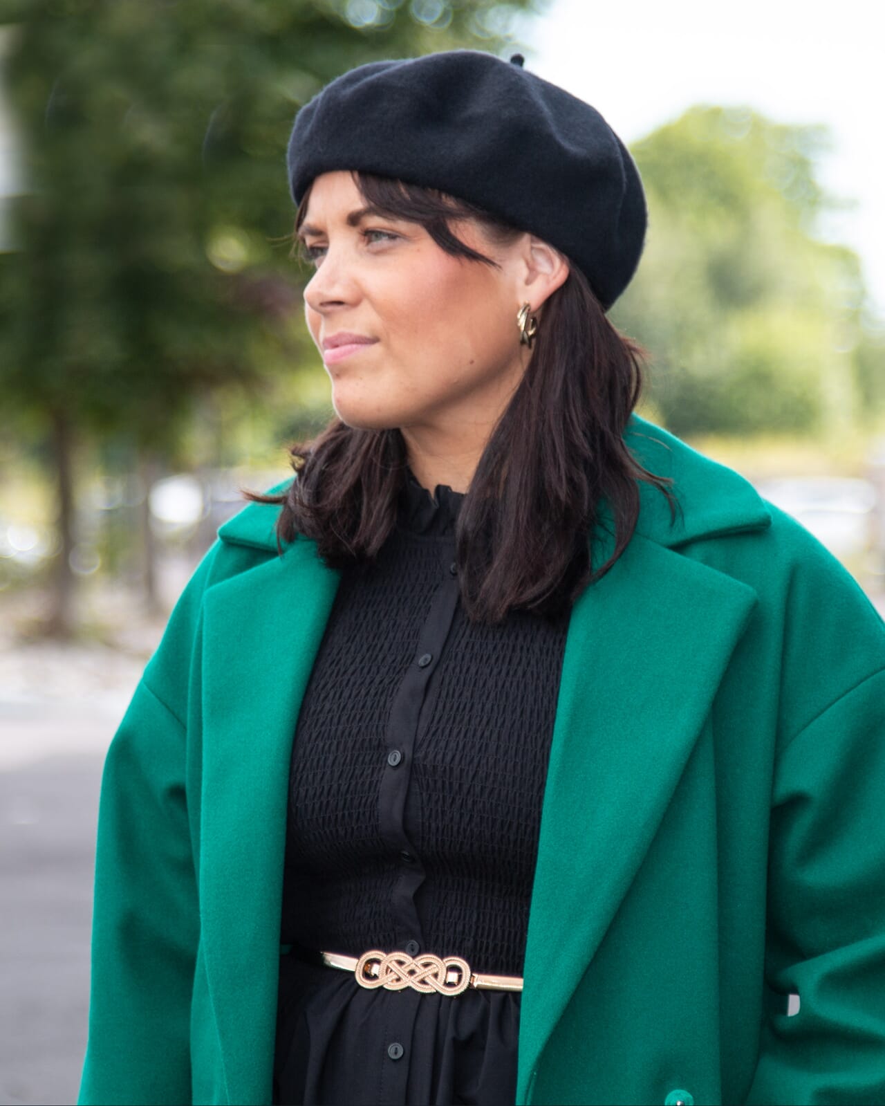 ICHI Beret Alice - Black | Beret, alpelue og tilbehør | FLOYD.no