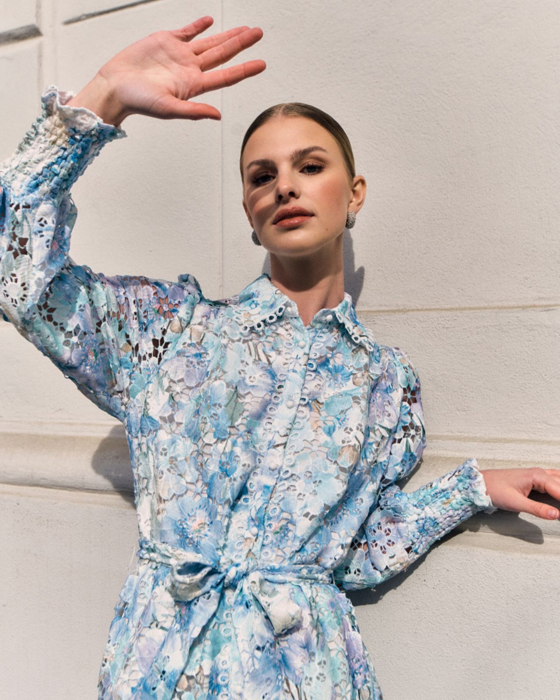 FLOYD Blondekjole Alivia Luna - Blue