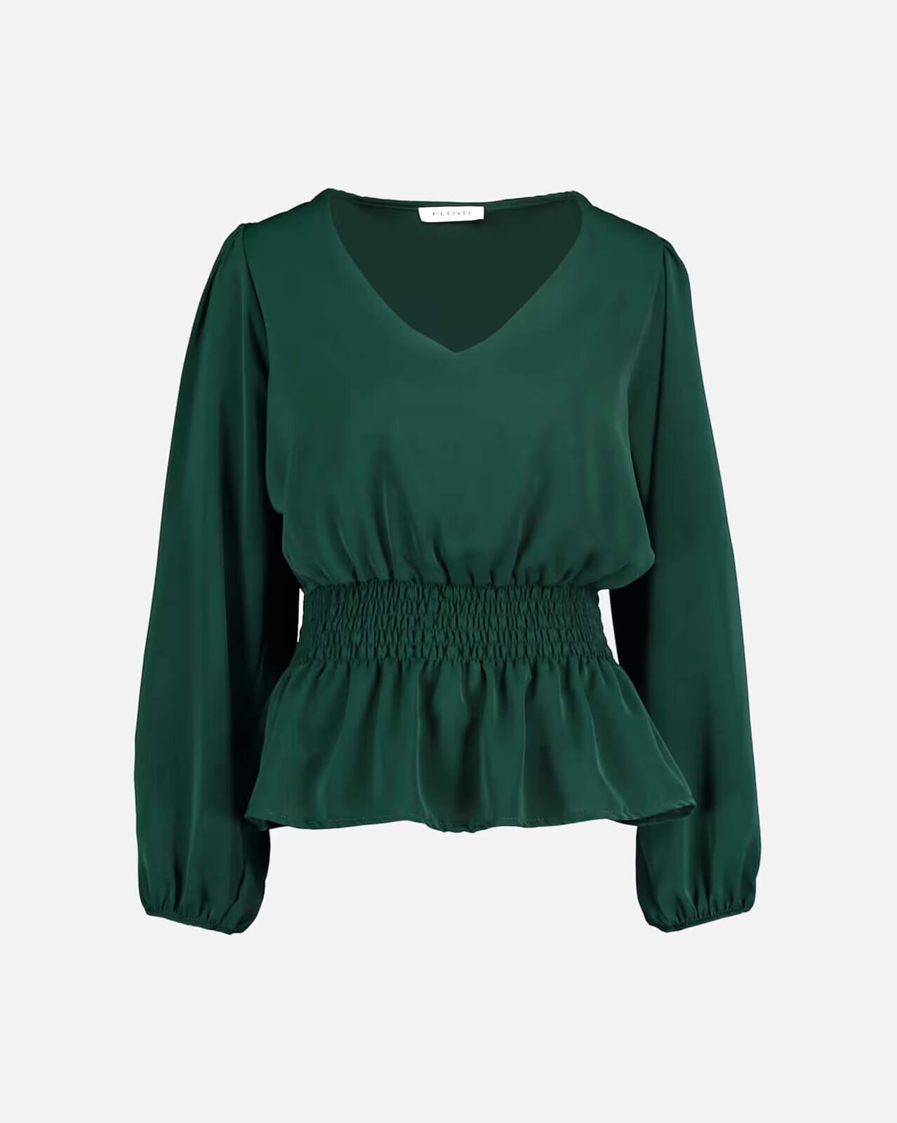 FLOYD Bluse Lingsy Peplum - Dark Green