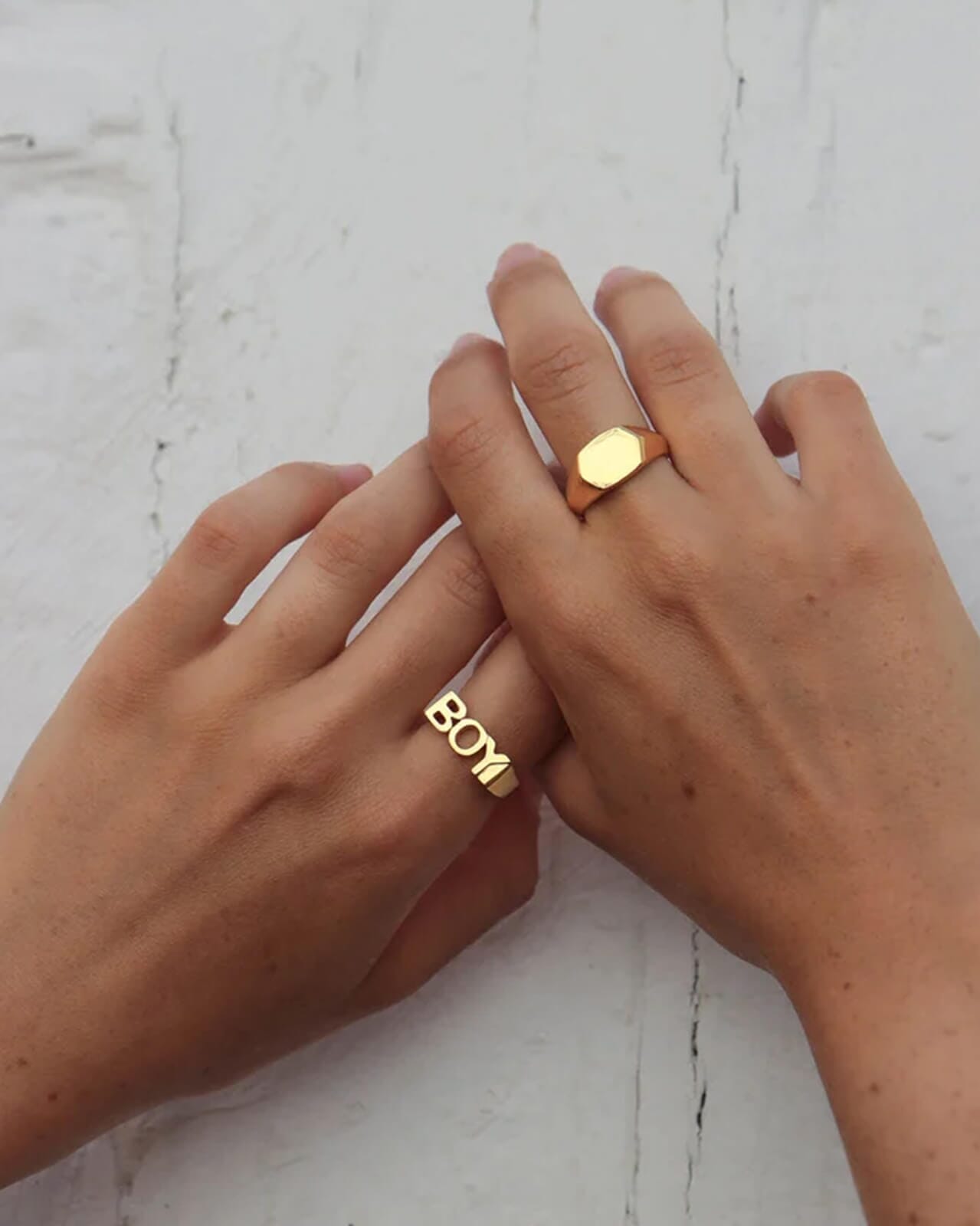 Maria Black Ring Bro - Gold HP | Smykker | FLOYD.no
