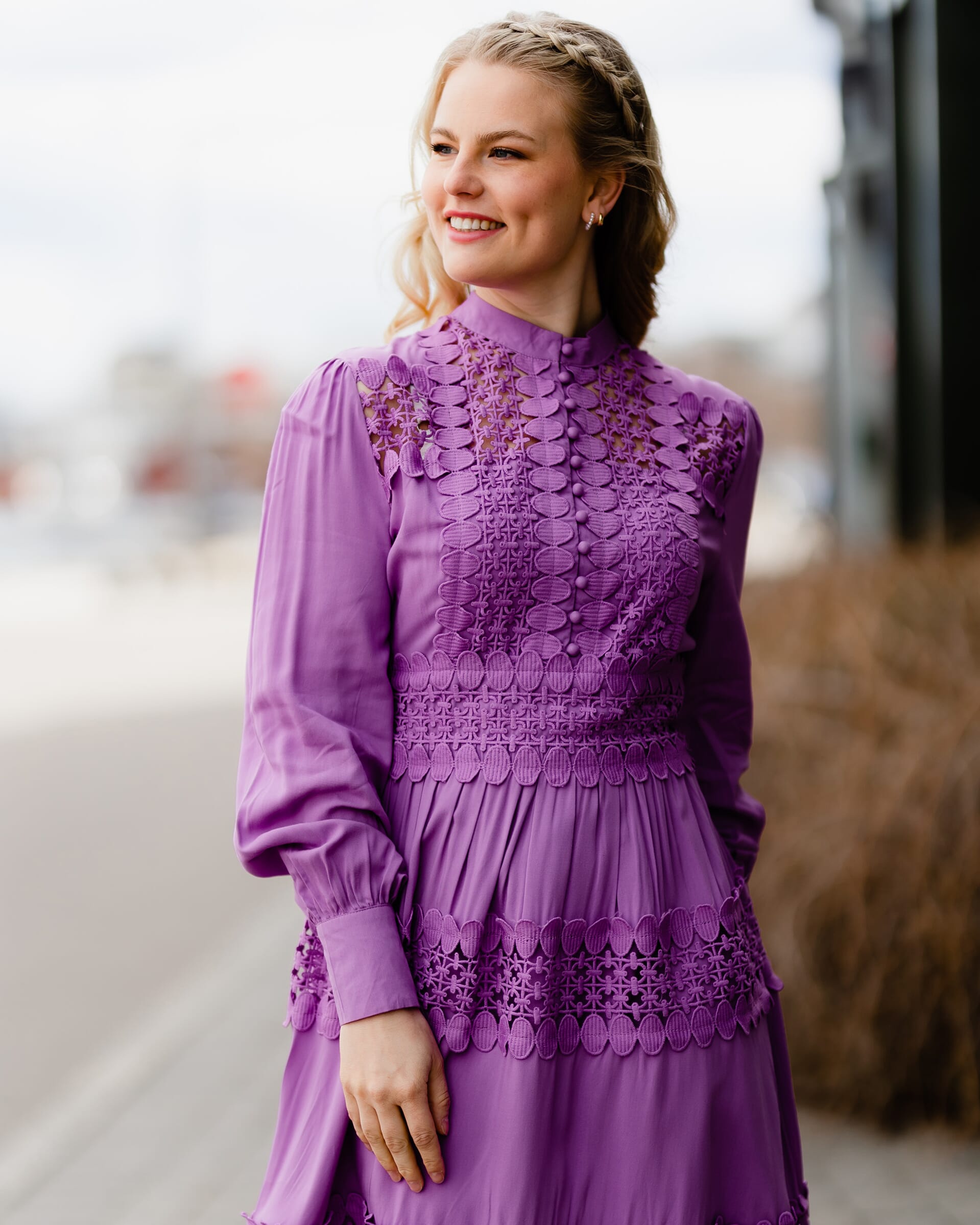 FLOYD Kjole Karina Uni - Spring Violet | Hverdagskjoler, festkjoler og sommerkjoler | FLOYD.no