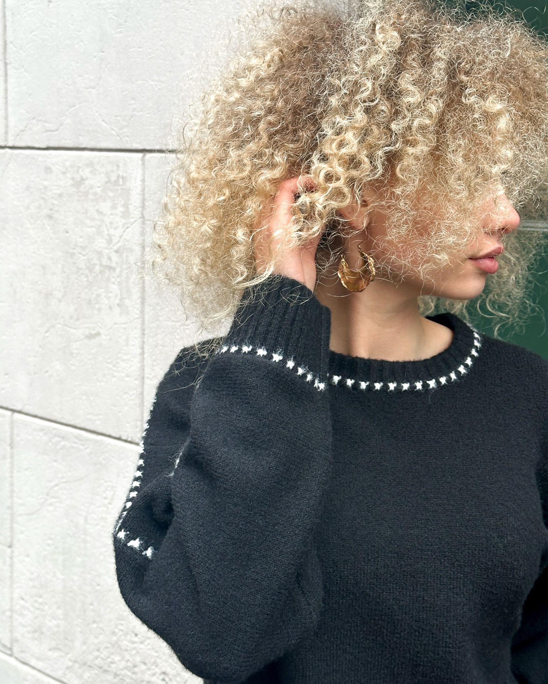 NEO NOIR Strikkegenser Detri Knit Blouse - Black | Strikkegensere til ...