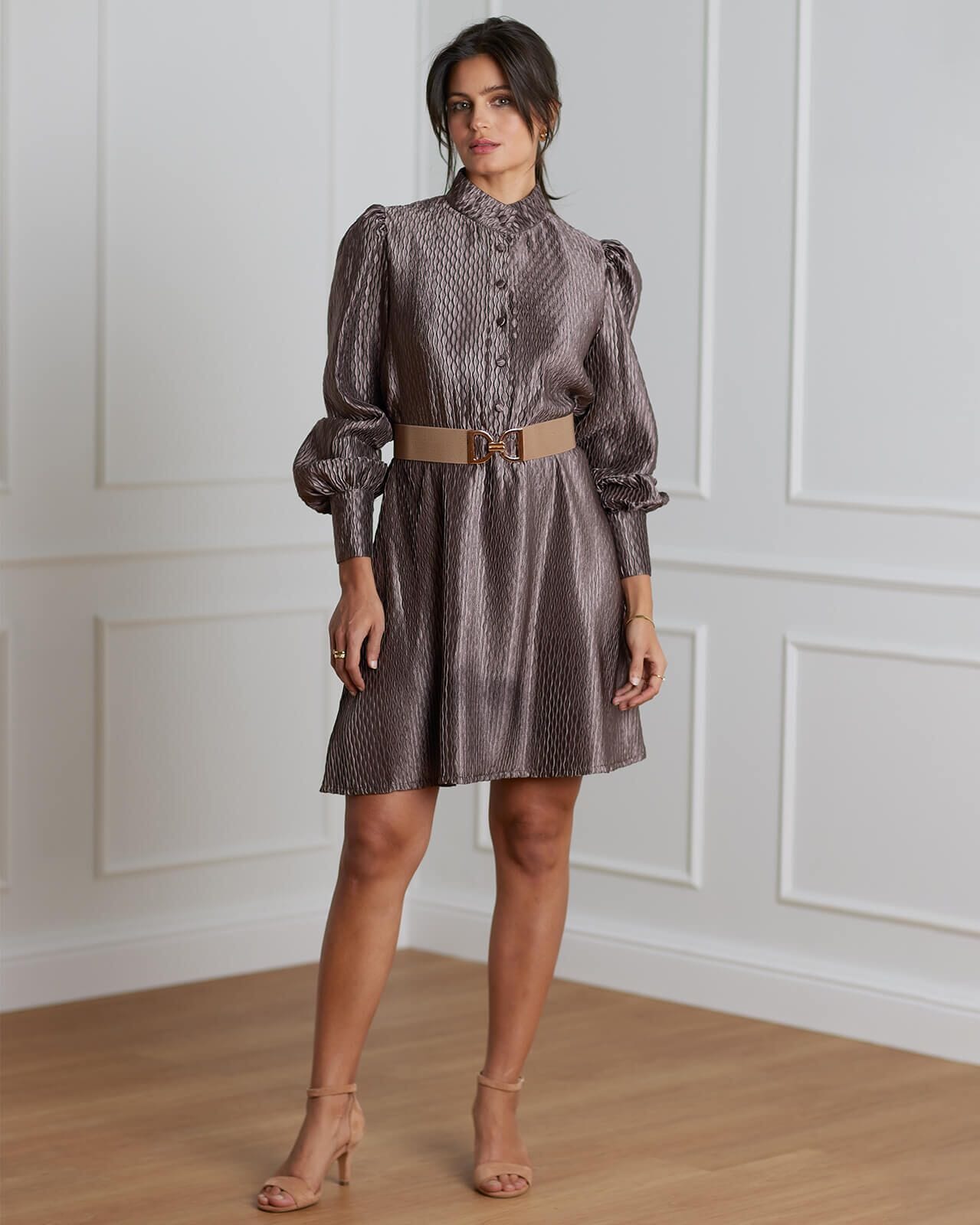 FLOYD Kjole Henrika - Warm Taupe