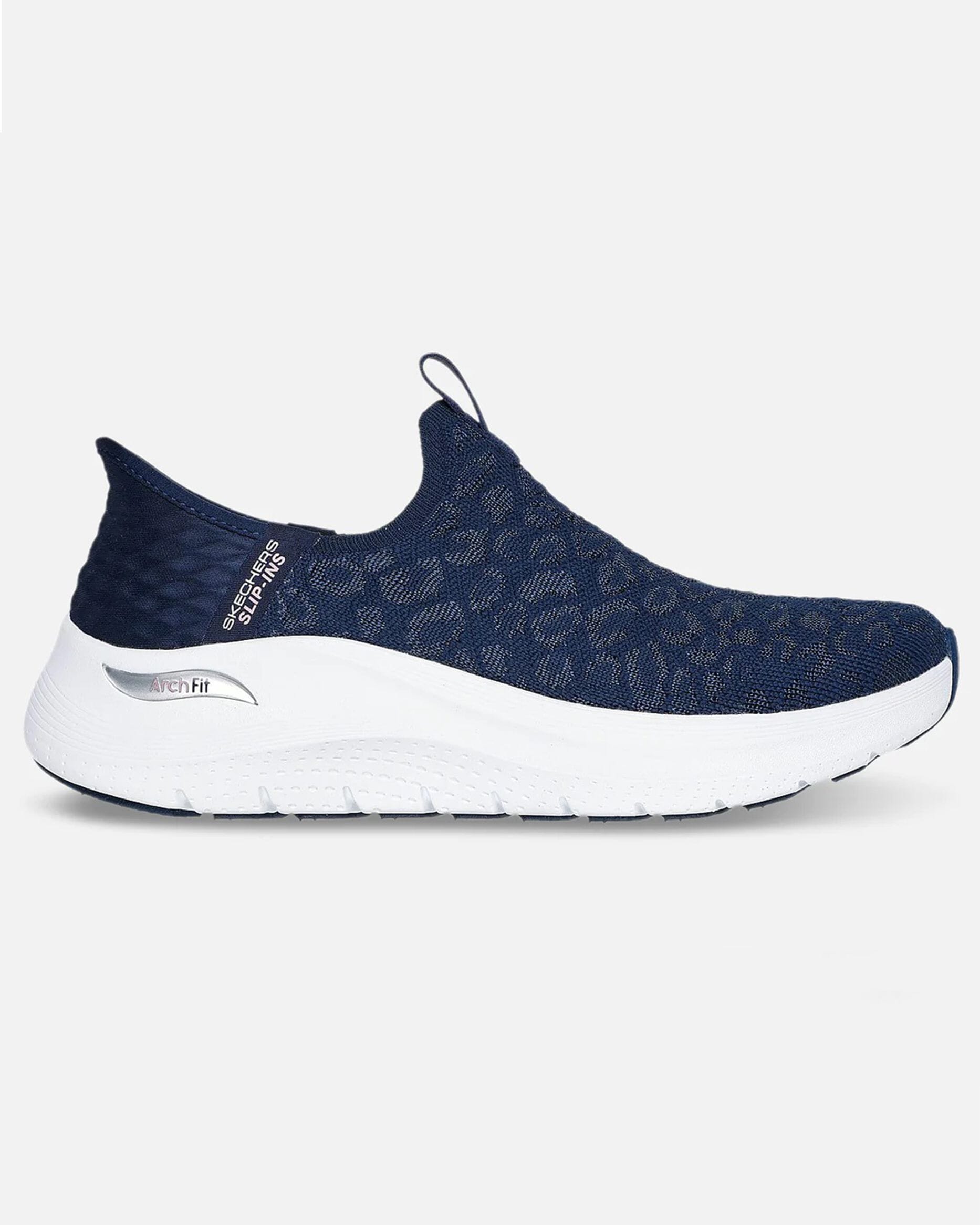 Skechers Sneakers Arch Fit 2.0 Slip-ins - Cheetah Chic - Navy