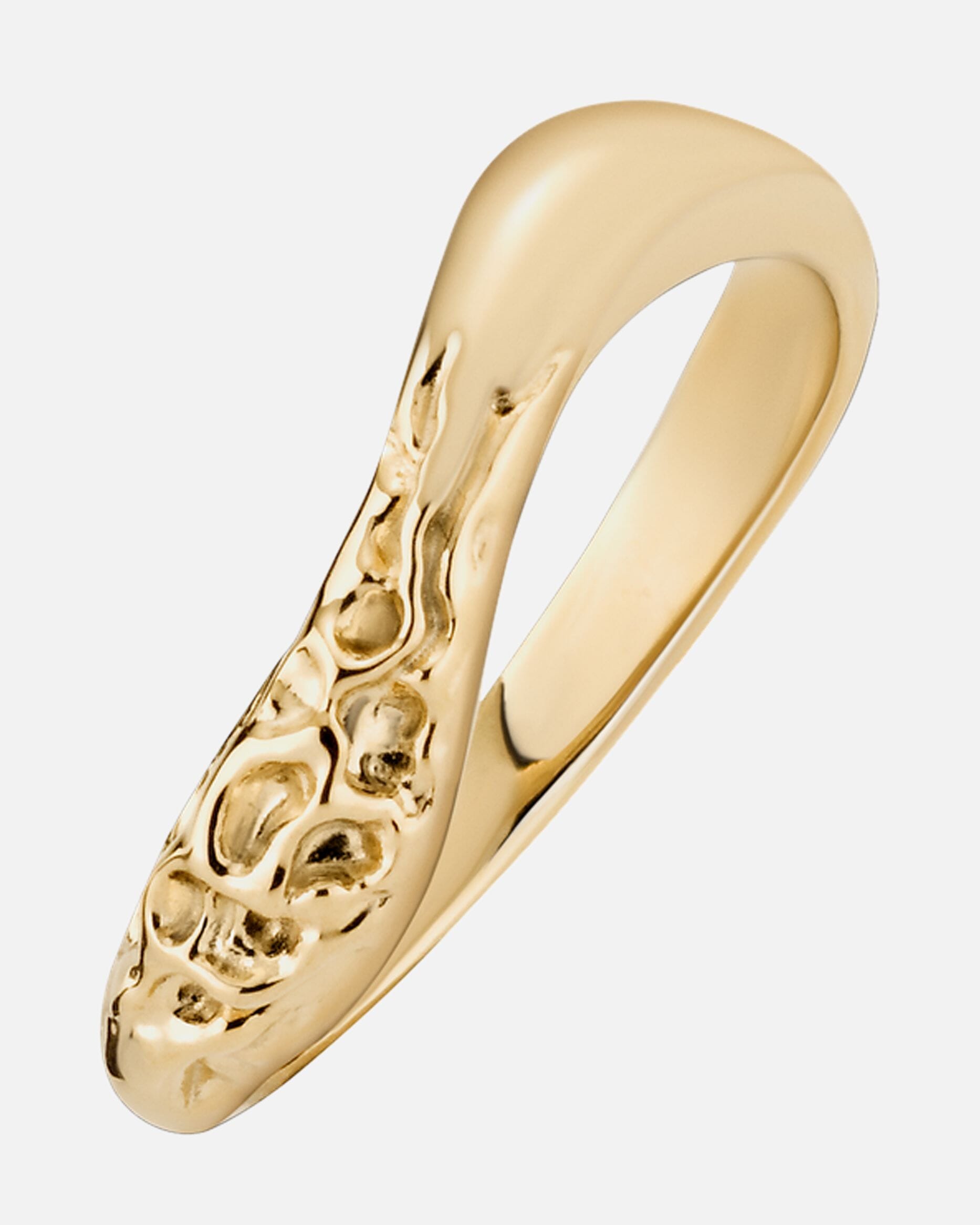 Maria Black Ring Silken - Gold