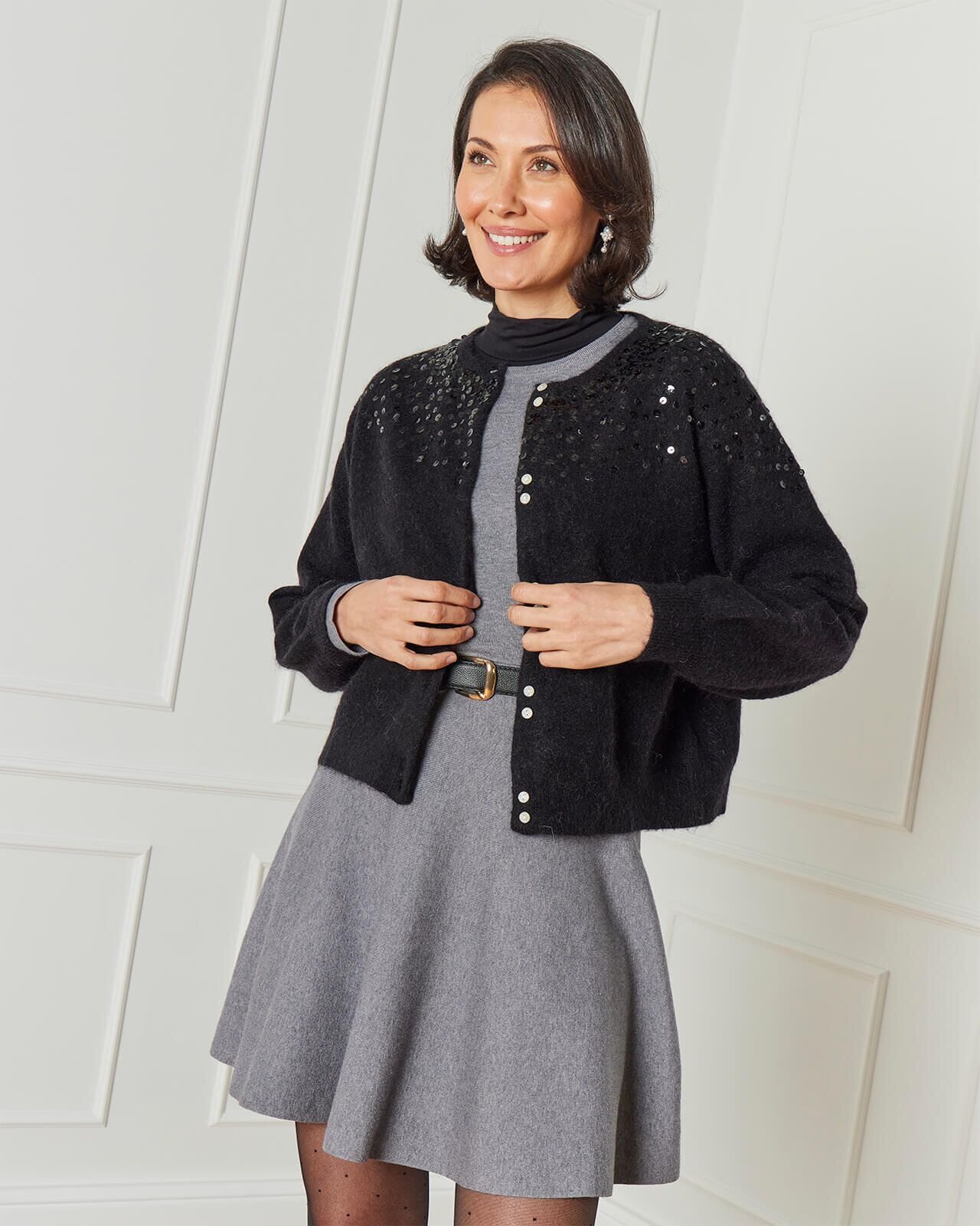 PART TWO Cardigan Ninella Ullmiks PW CA - Black