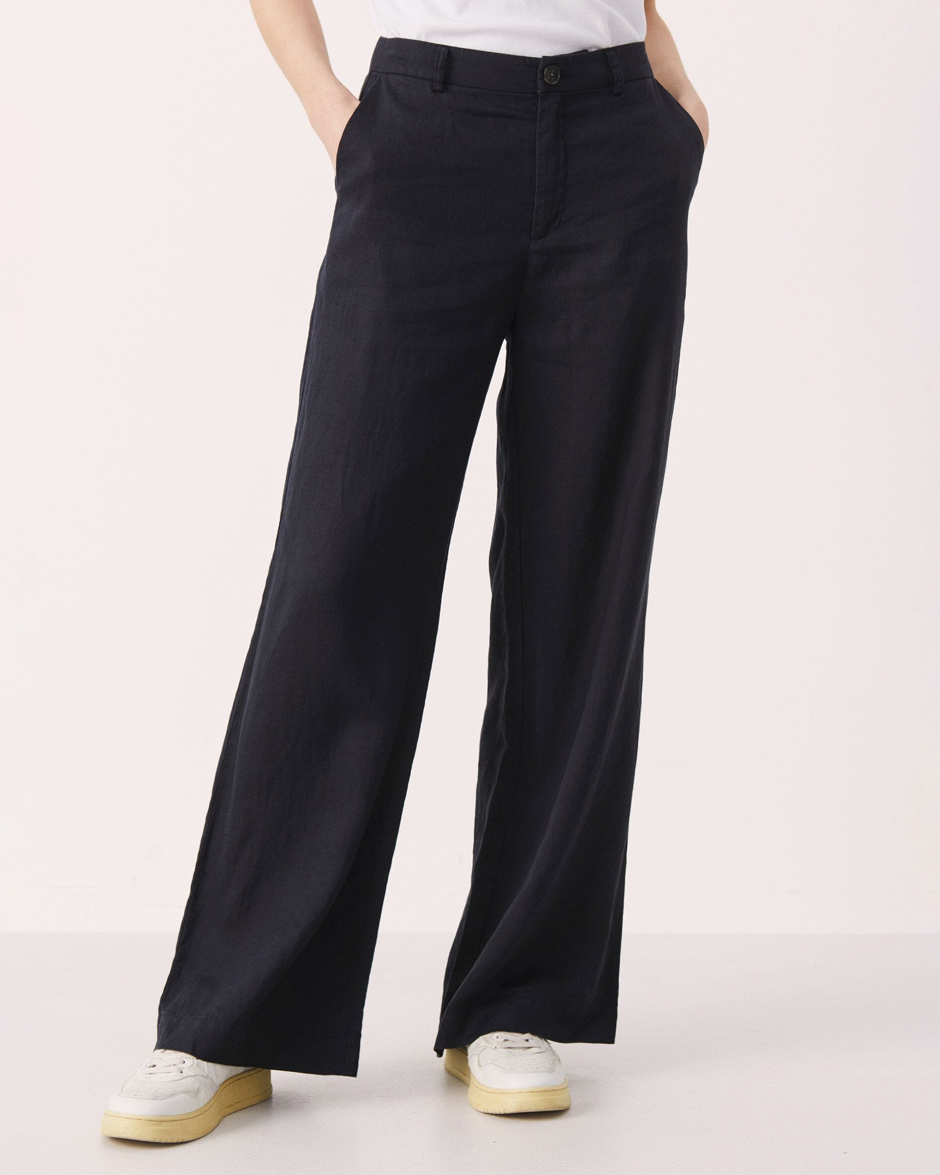 PART TWO Linbukse Ninnes PW PA - Dark Navy | Linbukser til dame | FLOYD.no