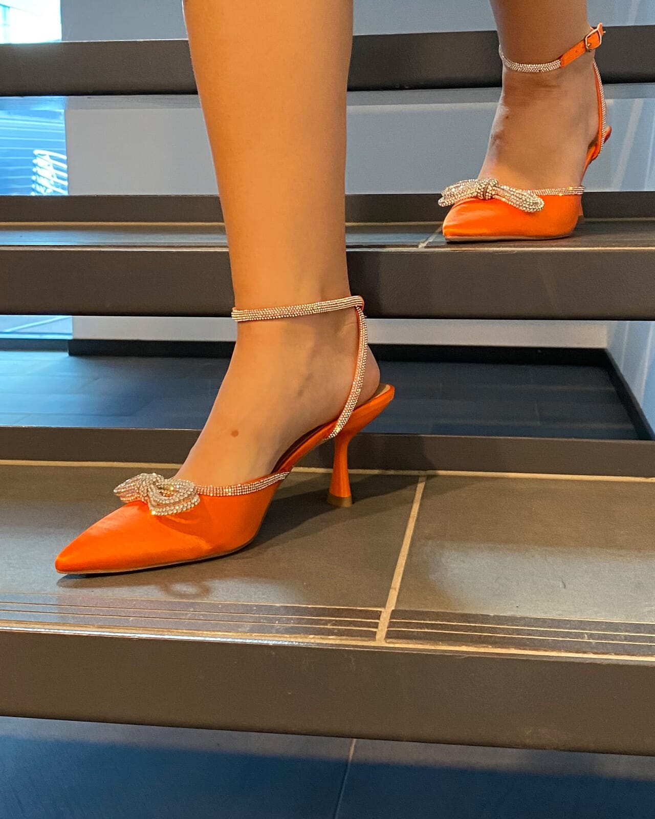 FLOYD Pumps Daphne - Orange | Høye pumps og pensko til dame | FLOYD.no