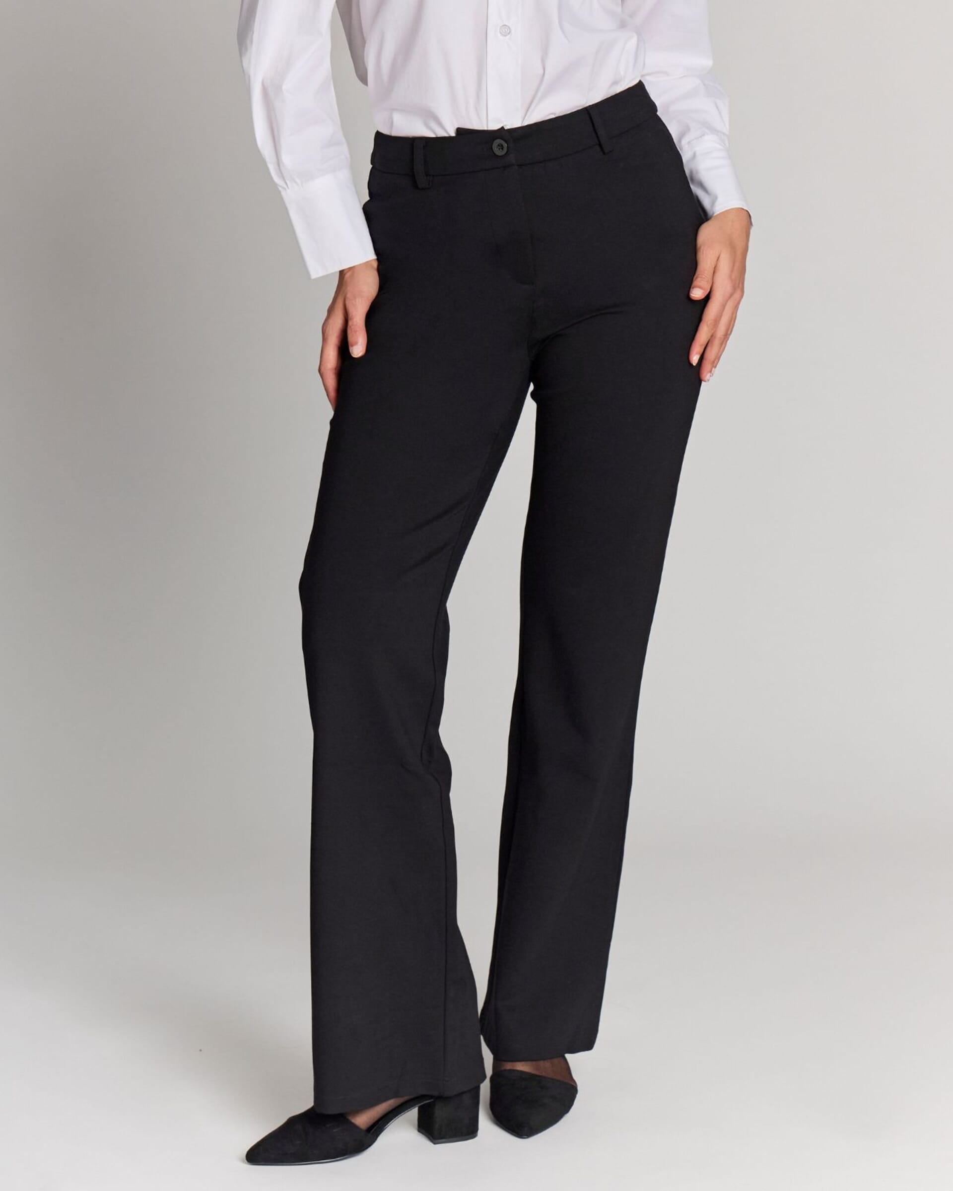FLOYD Dressbukse Kim 4306 - Black