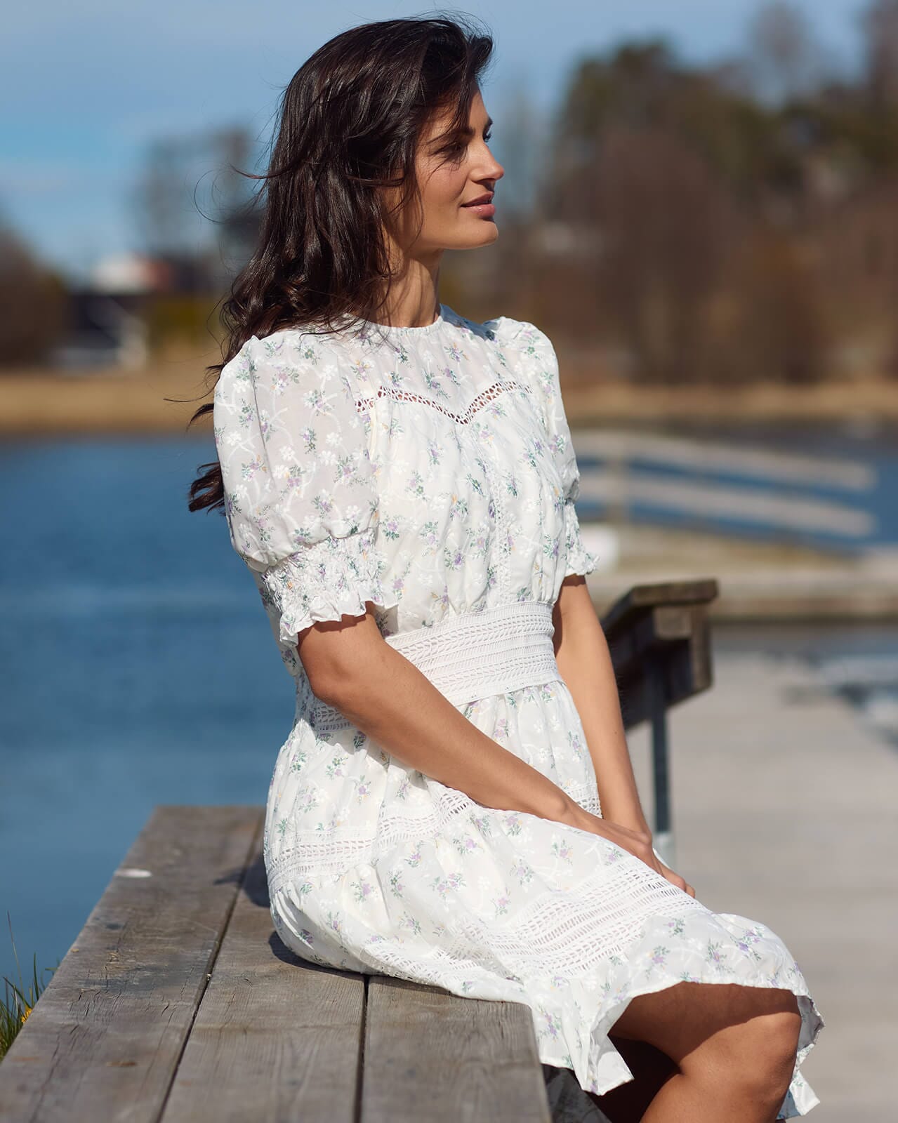 FLOYD Kjole Eloise Fiona Short - Purple