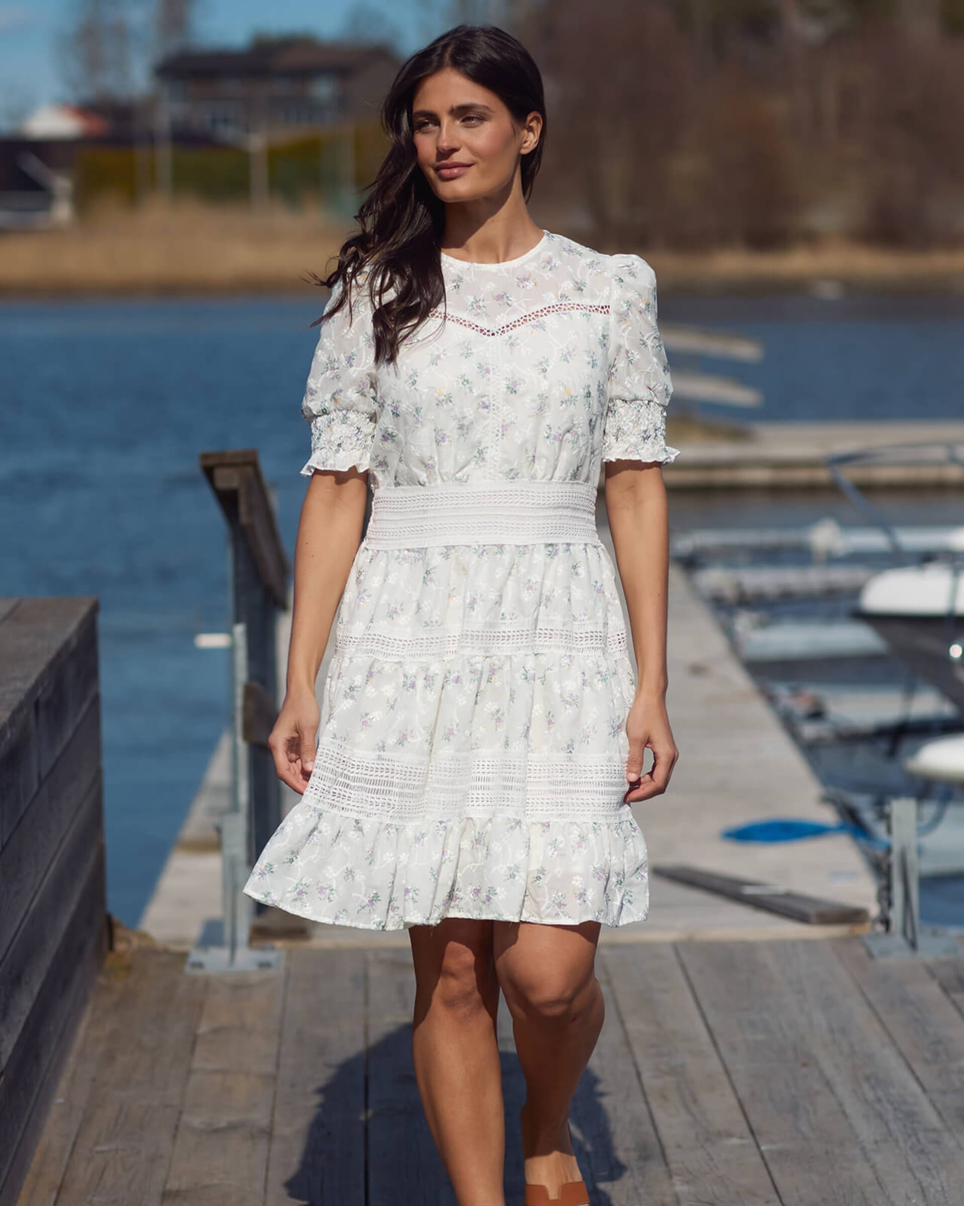 FLOYD Kjole Eloise Fiona Short - Purple