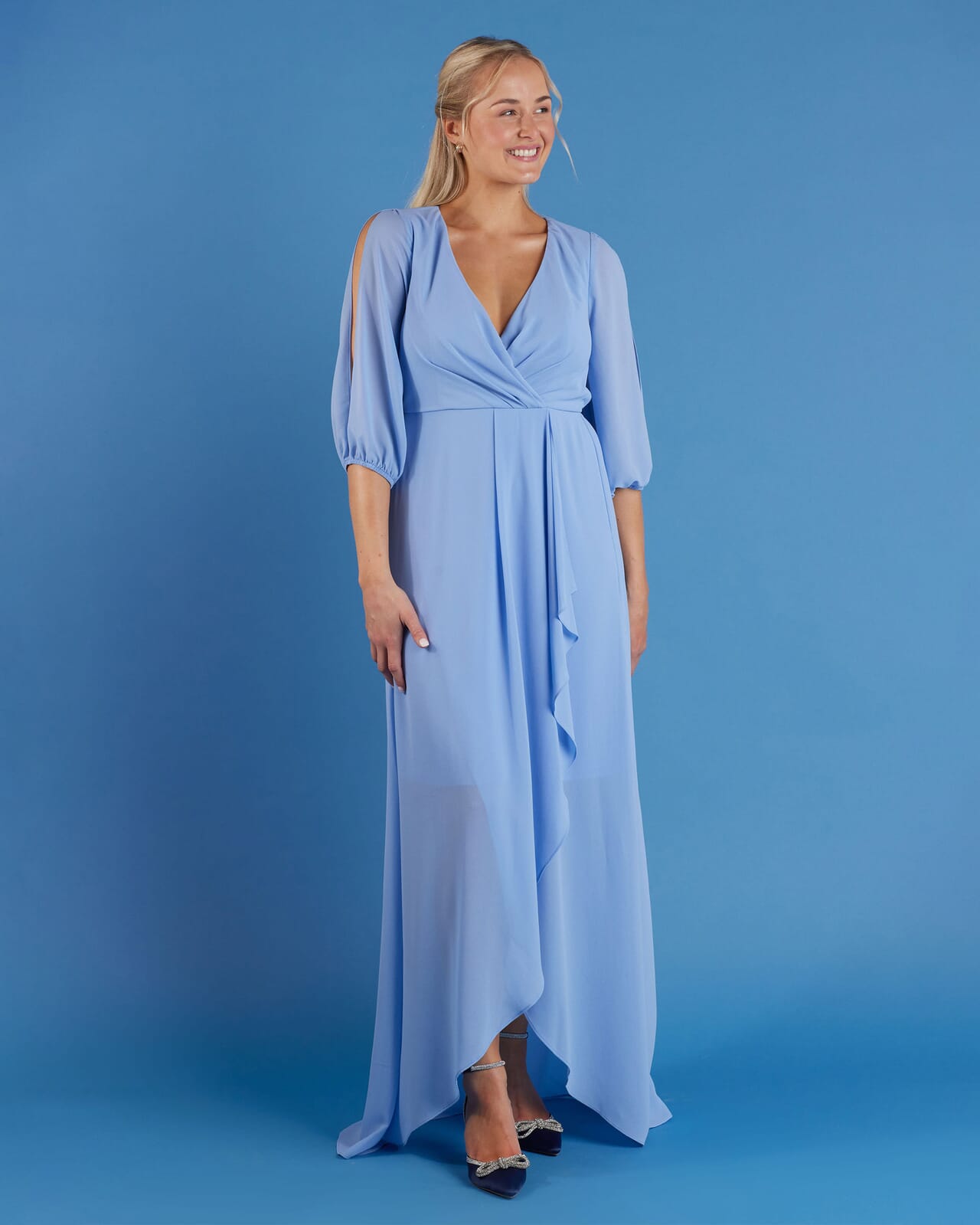 FLOYD Maxikjole Emilia Long - Light Blue | Ballkjoler | FLOYD.no