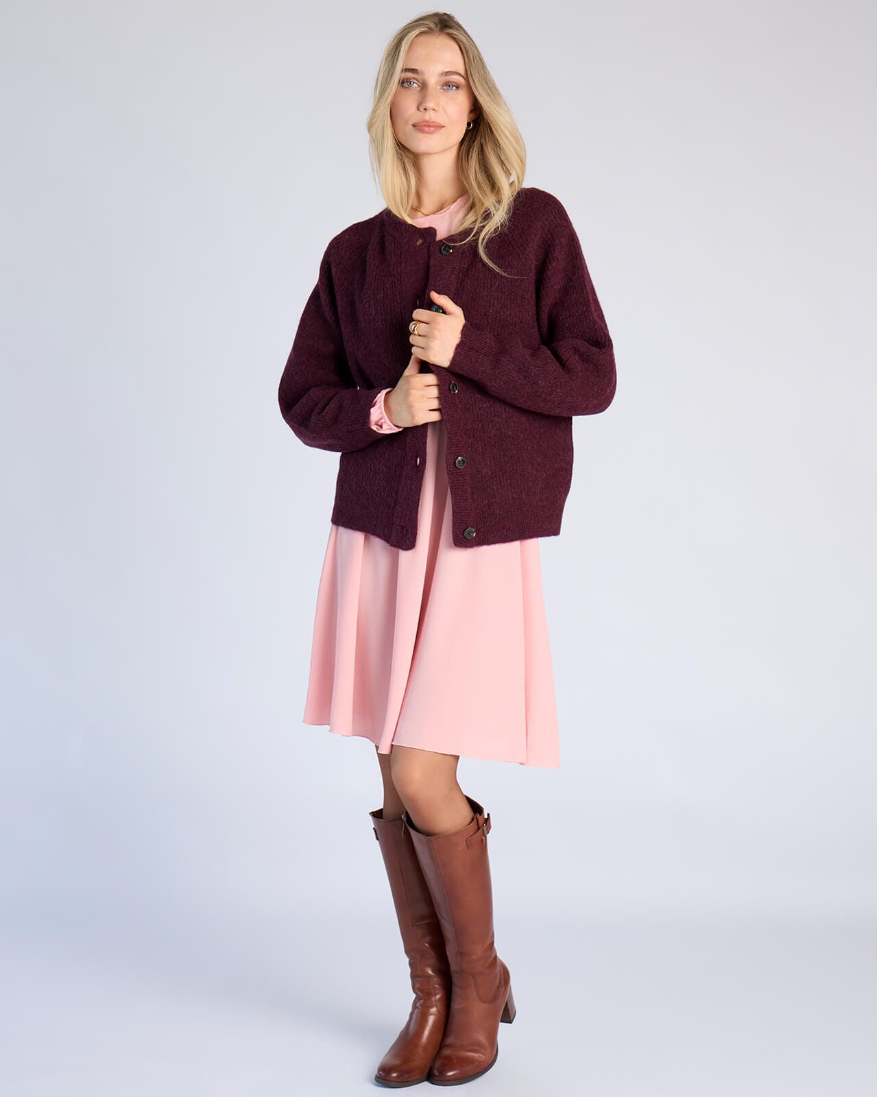 FLOYD Kjole Celina Uni - Blush Pink