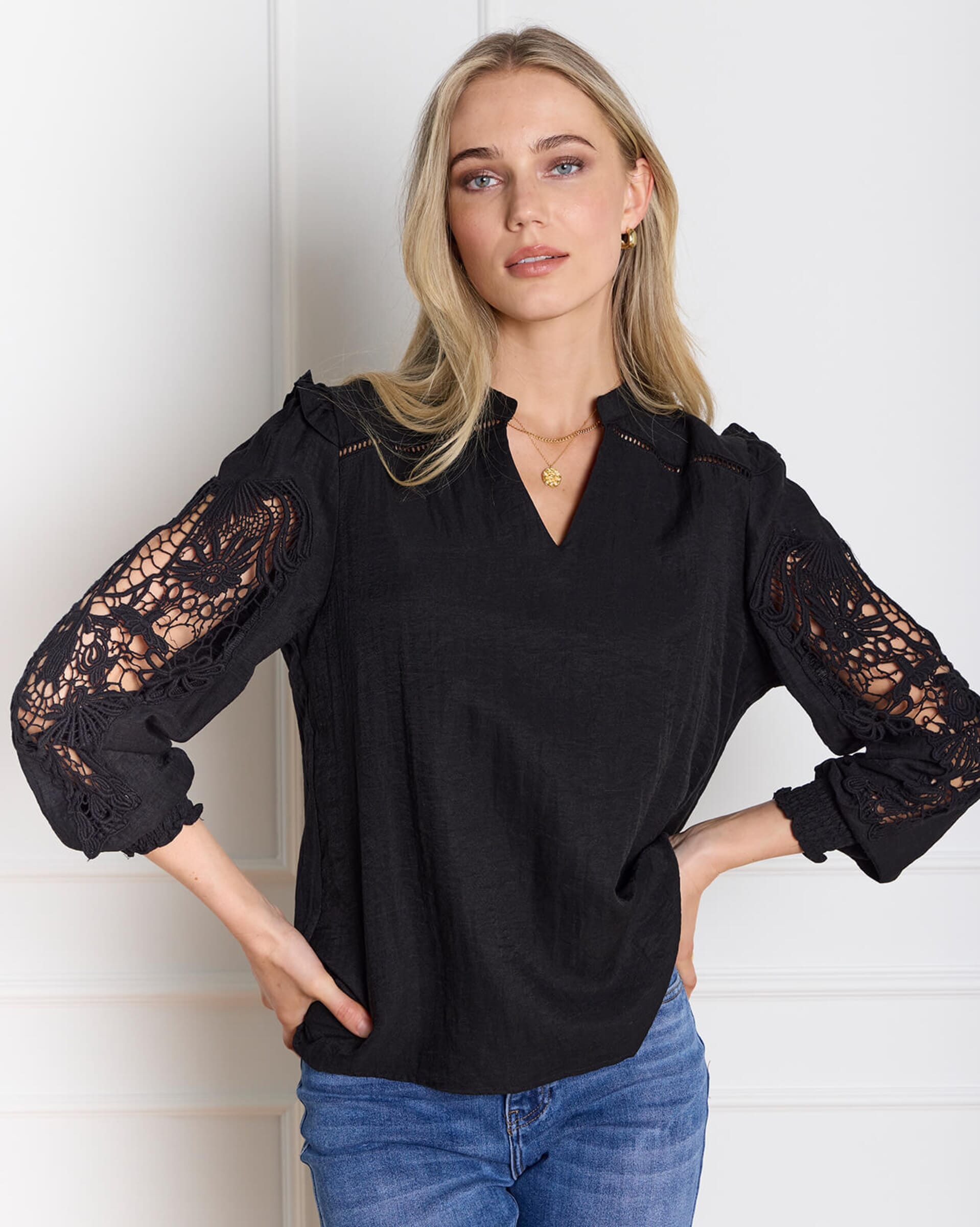 FLOYD Bluse Dania - Black
