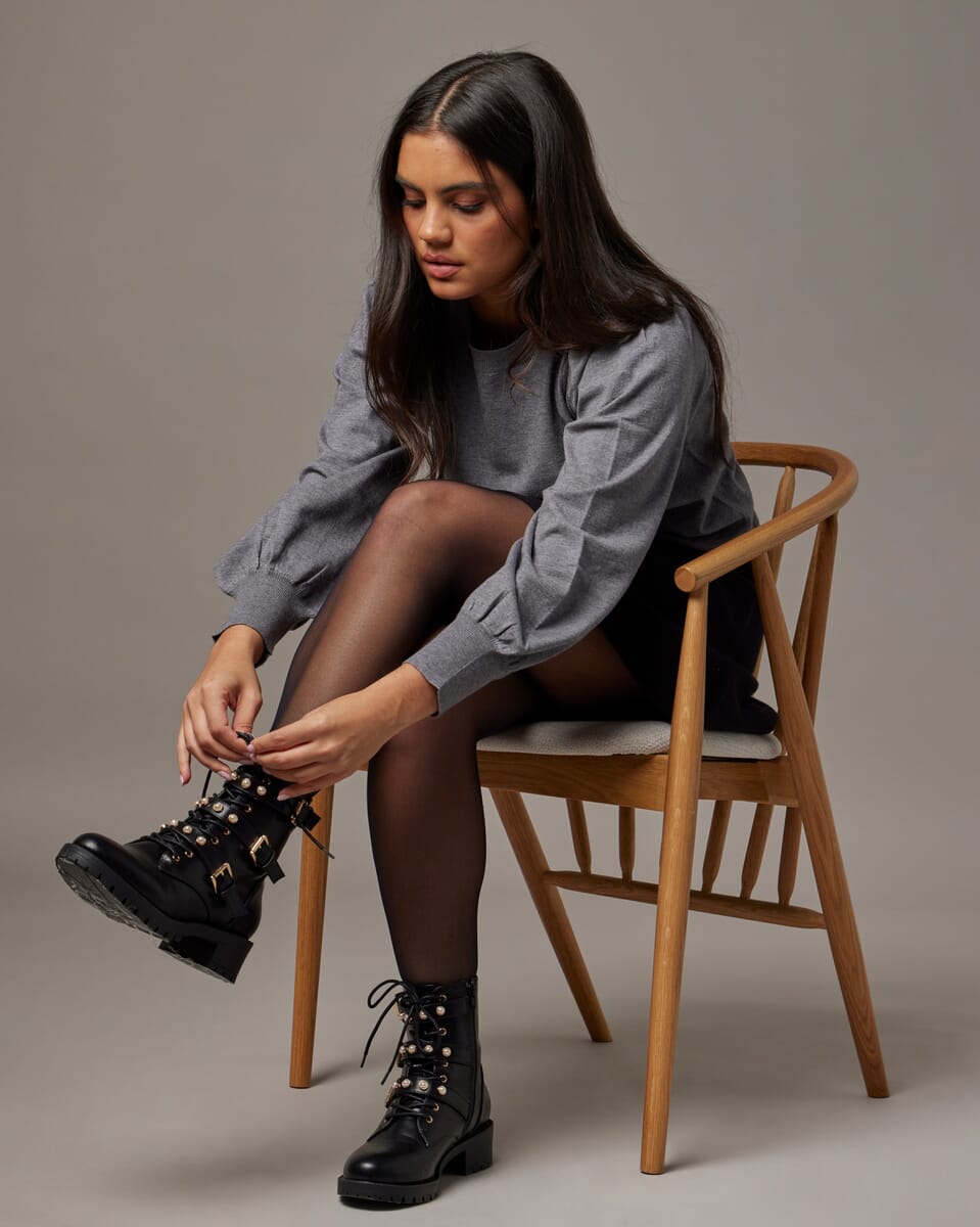 FLOYD Genser Agni LS - Dark Grey | Myke gensere til dame | FLOYD.no