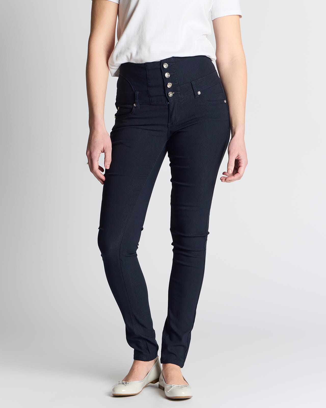 FLOYD Stretchbukse Angelina 180A - Navy