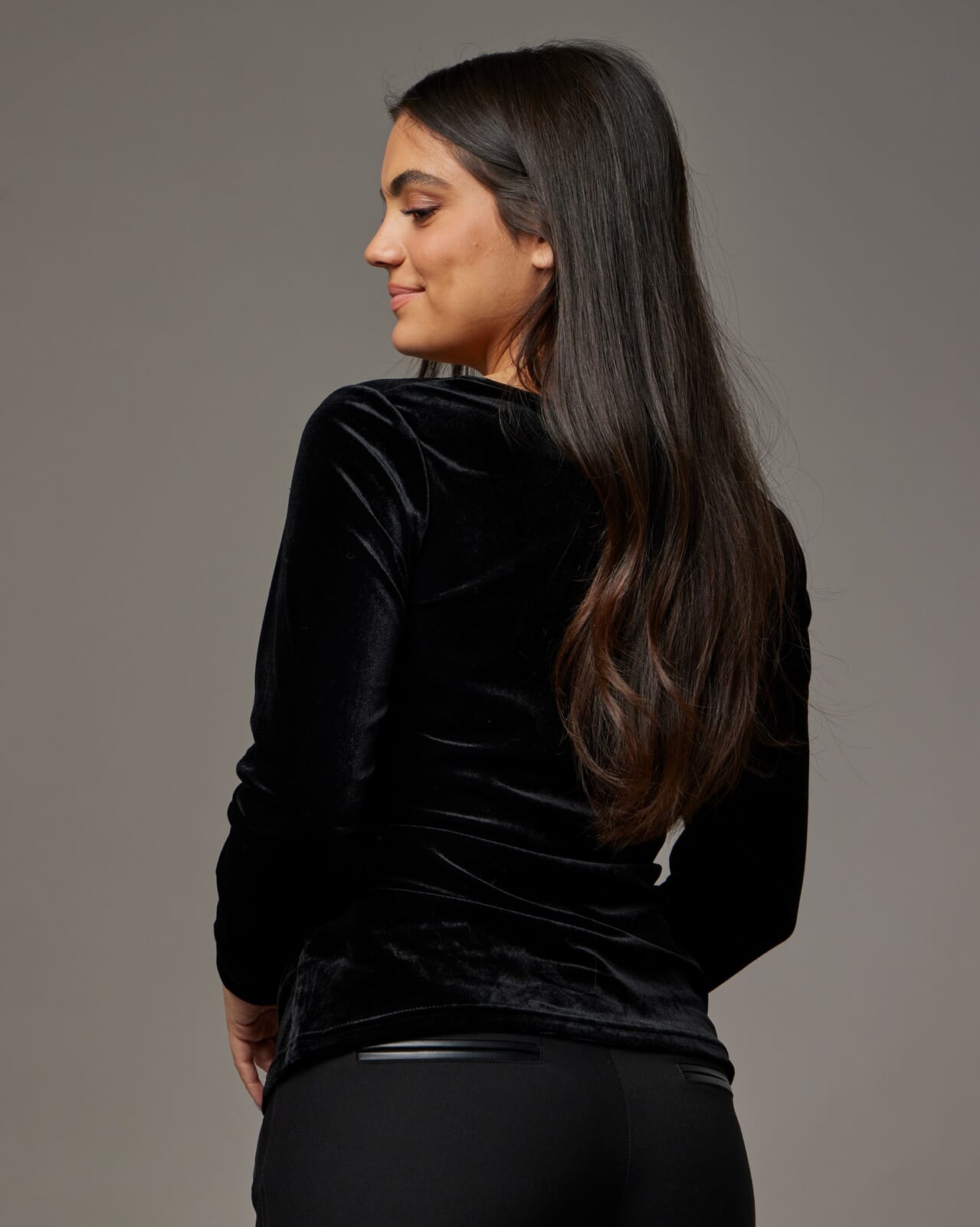 FLOYD Topp Christina Velvet - Black | Topper og overdeler til fest ...