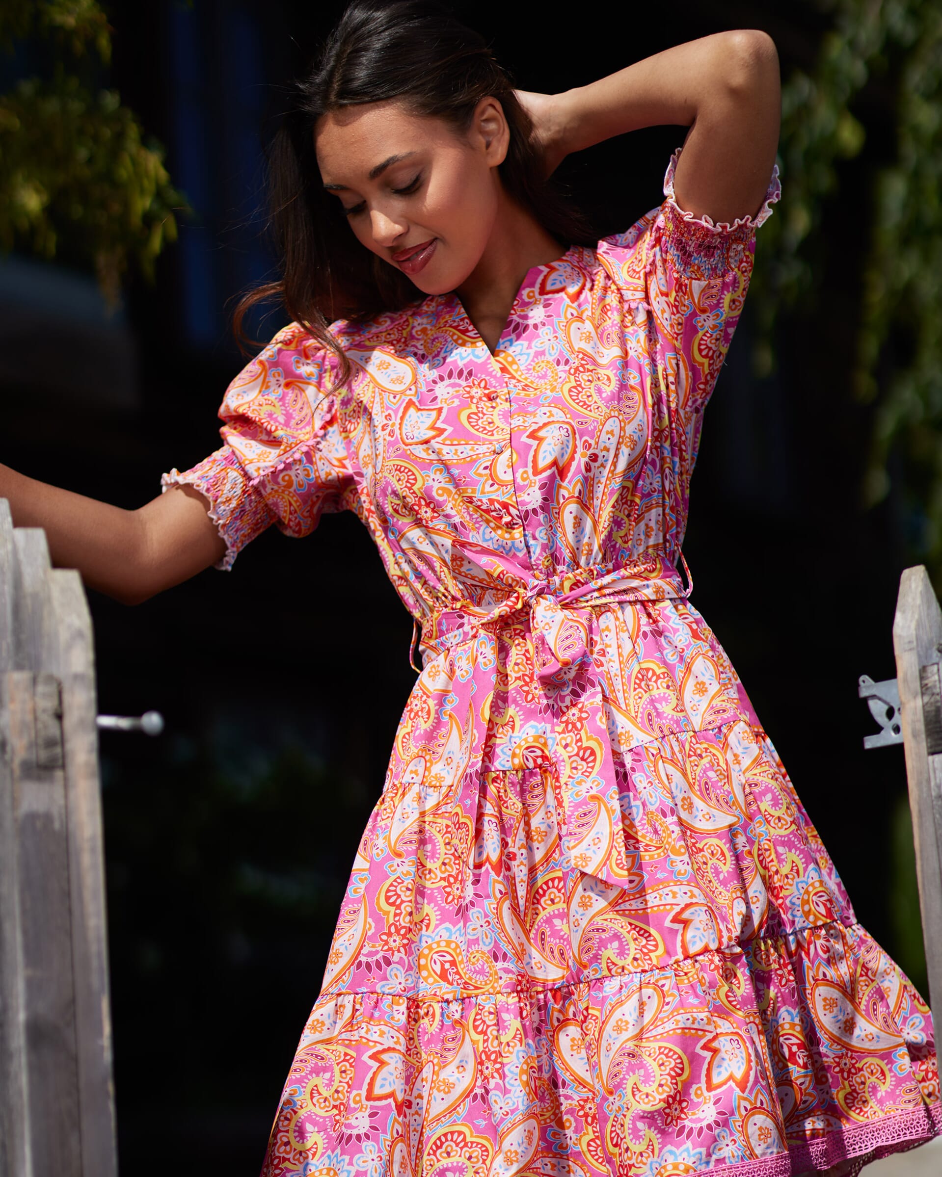 FLOYD Kjole Dora Happy - Pink | Korte kjoler til hverdag og fest | FLOYD.no